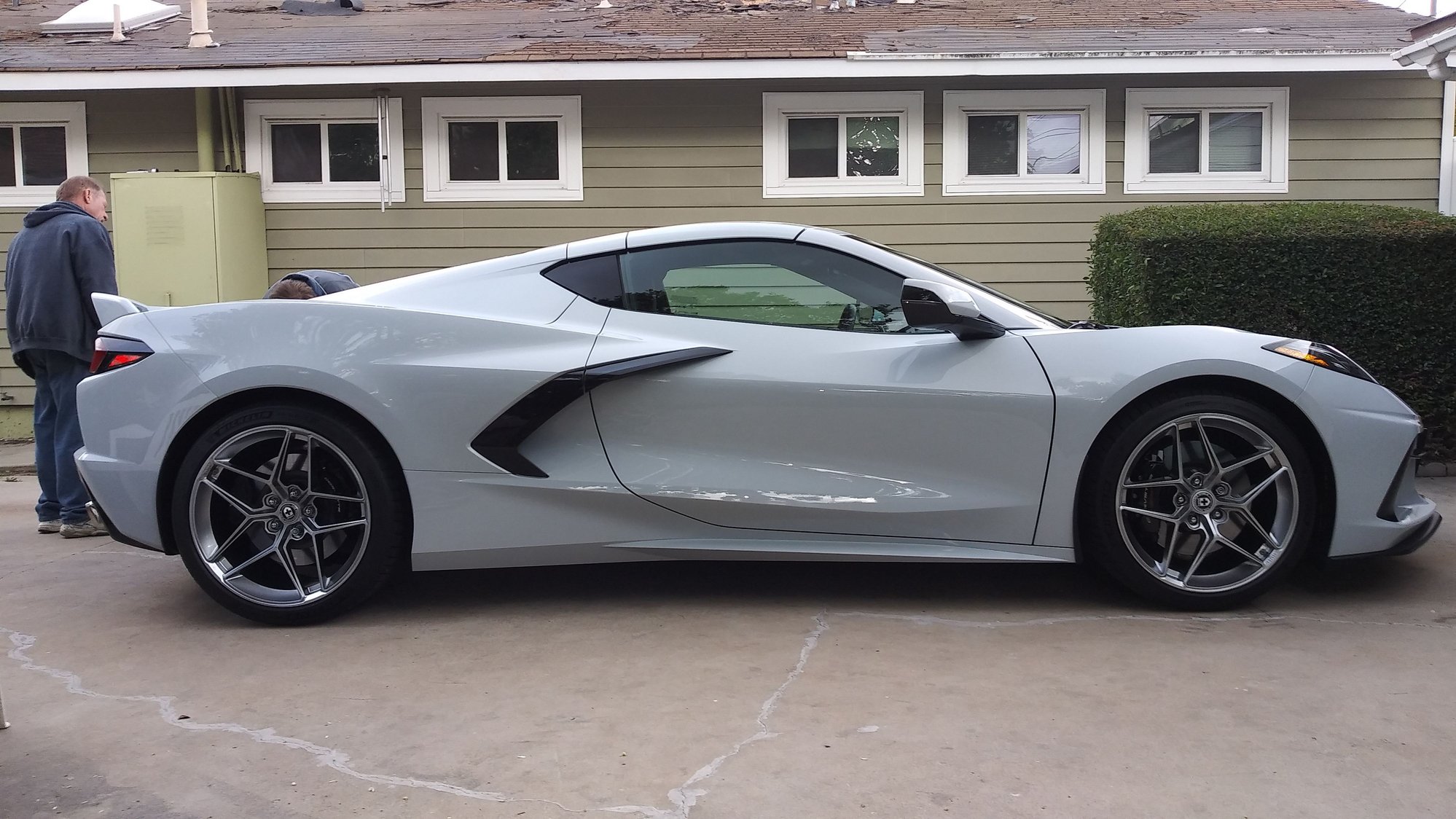 Finally installed HRE FF11 wheels Ceramic Matrix Gray Metallic ...