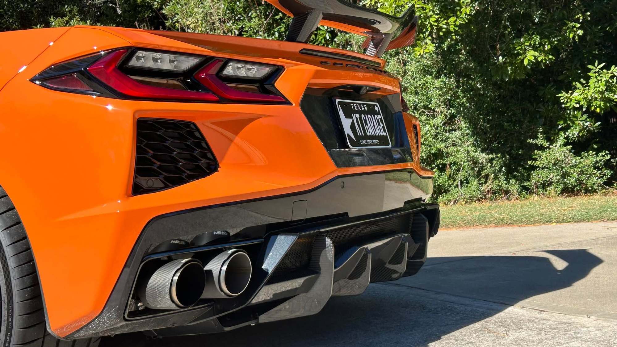 Upgrade Your C8 with Real Carbon Fiber Rear Bumper Diffuser ...