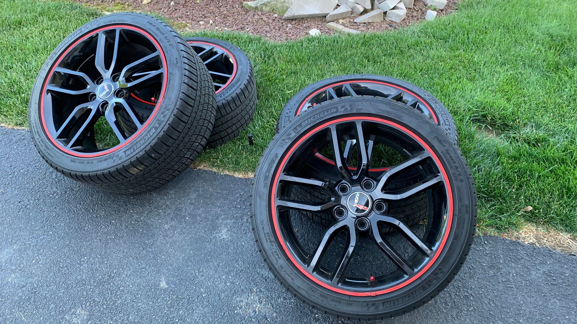 FS (For Sale) C7 Z51 Style Wheels & All Season Tires - CorvetteForum ...