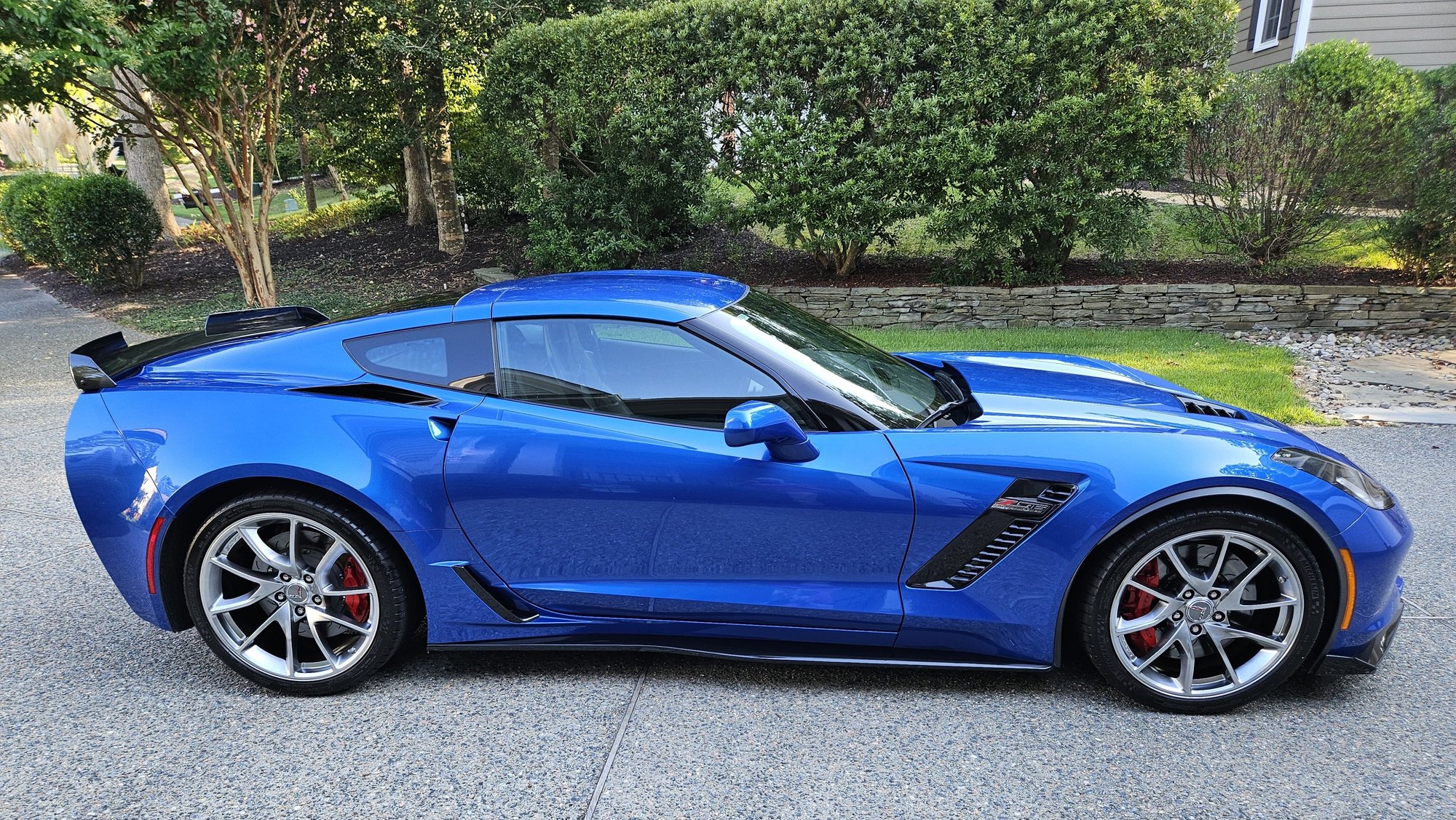 SOLD-2019 Z06 2LZ Elkhart Lake Blue/Black, One Owner, 7M, 22,373 Miles ...