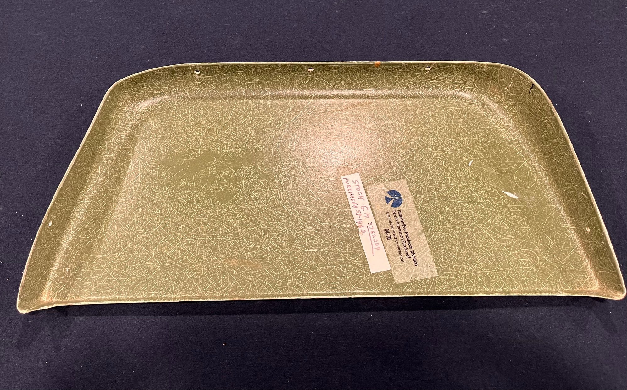 FS (For Sale) C1 1959-1962 Corvette Package Tray Fiberglass Map Tray ...
