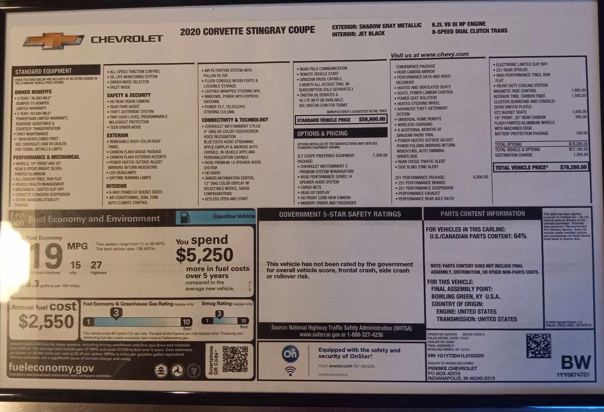 2020 Corvette C8 LT2 w/ Z51 Package - CorvetteForum - Chevrolet ...