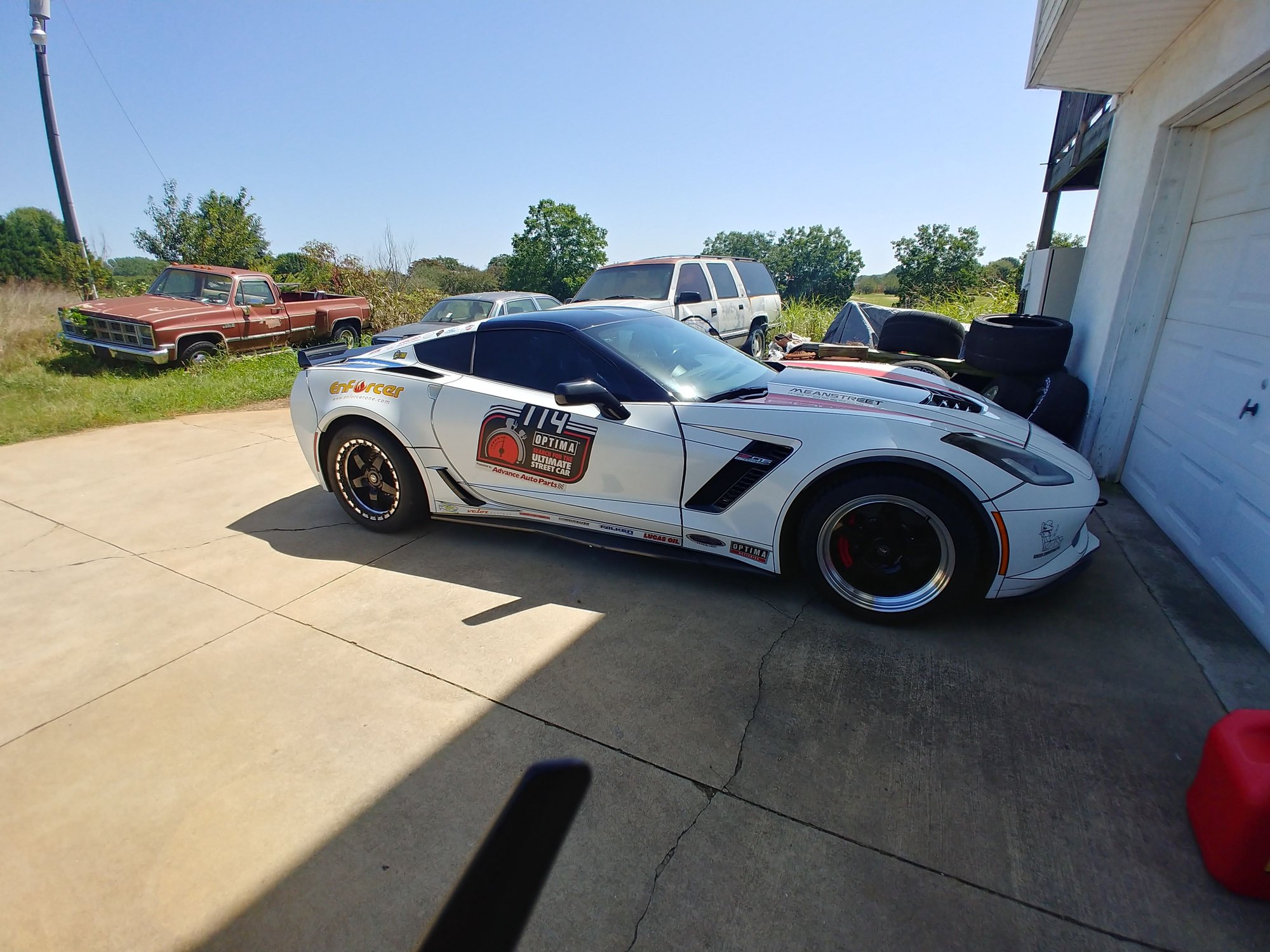 Forgestar D5 Drag Wheels Package Bundle (Corvette C7 Z06/ZR1 18x12 R ...