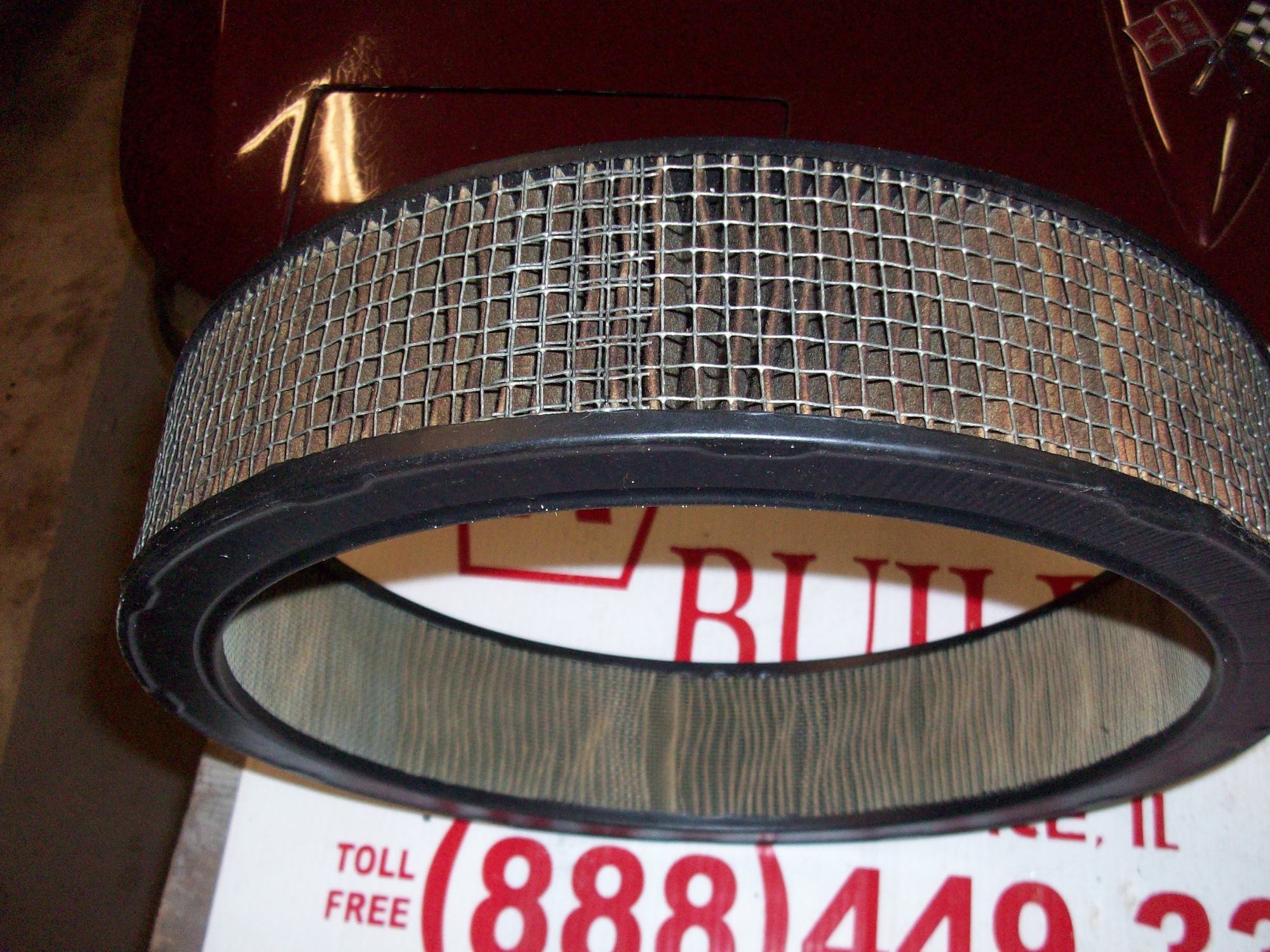 Photo of original air filter - CorvetteForum - Chevrolet Corvette Forum ...