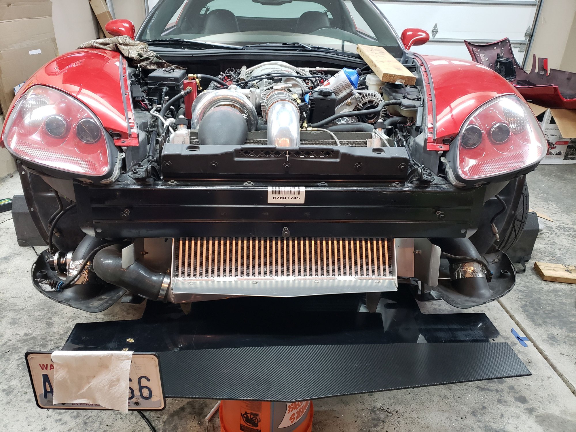 Custom Front Aero, Wings, Splitter, Support Rods, Grill, Carbon, On ...