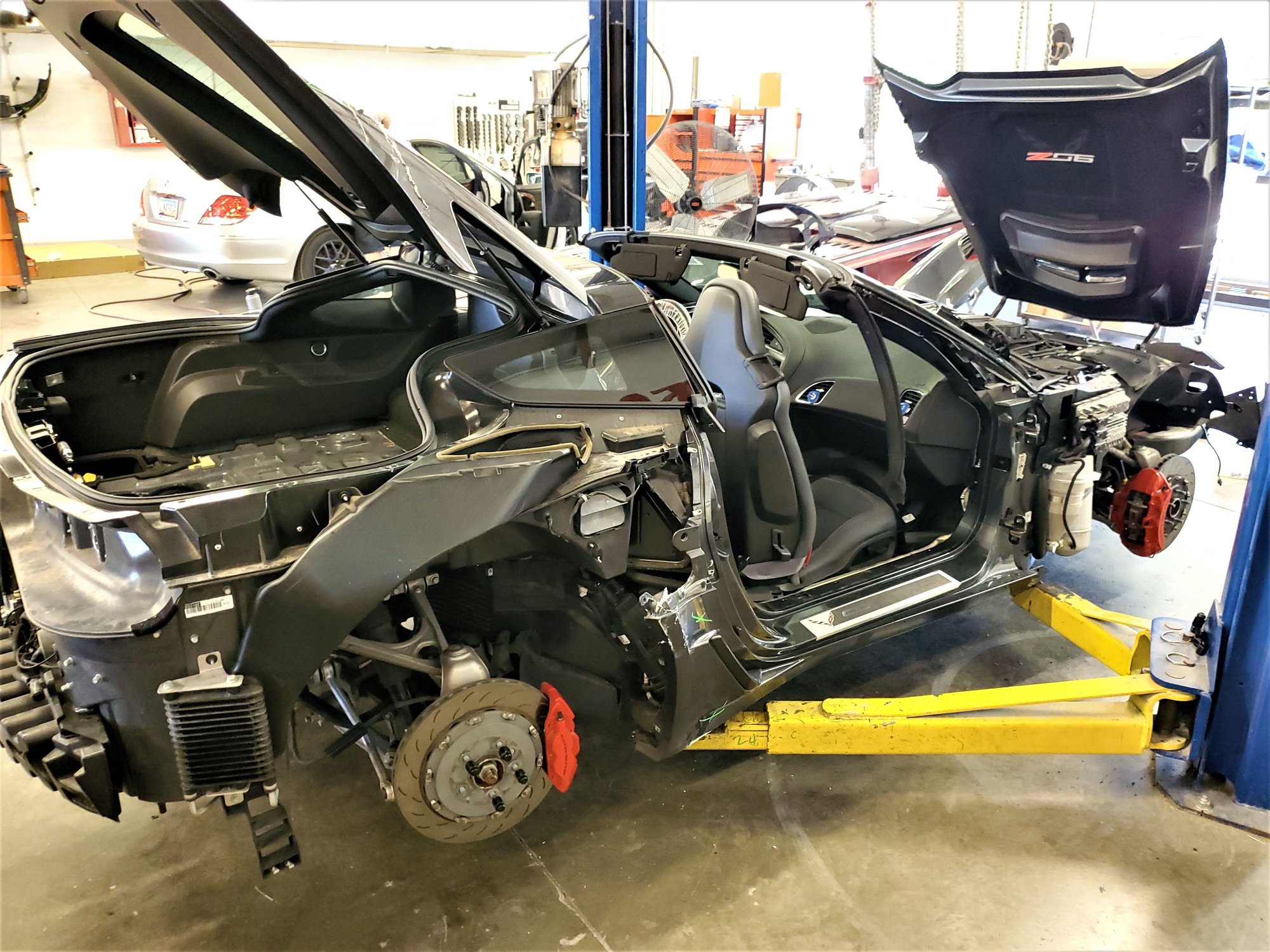 Add Rear Colision To C7 Corvette
