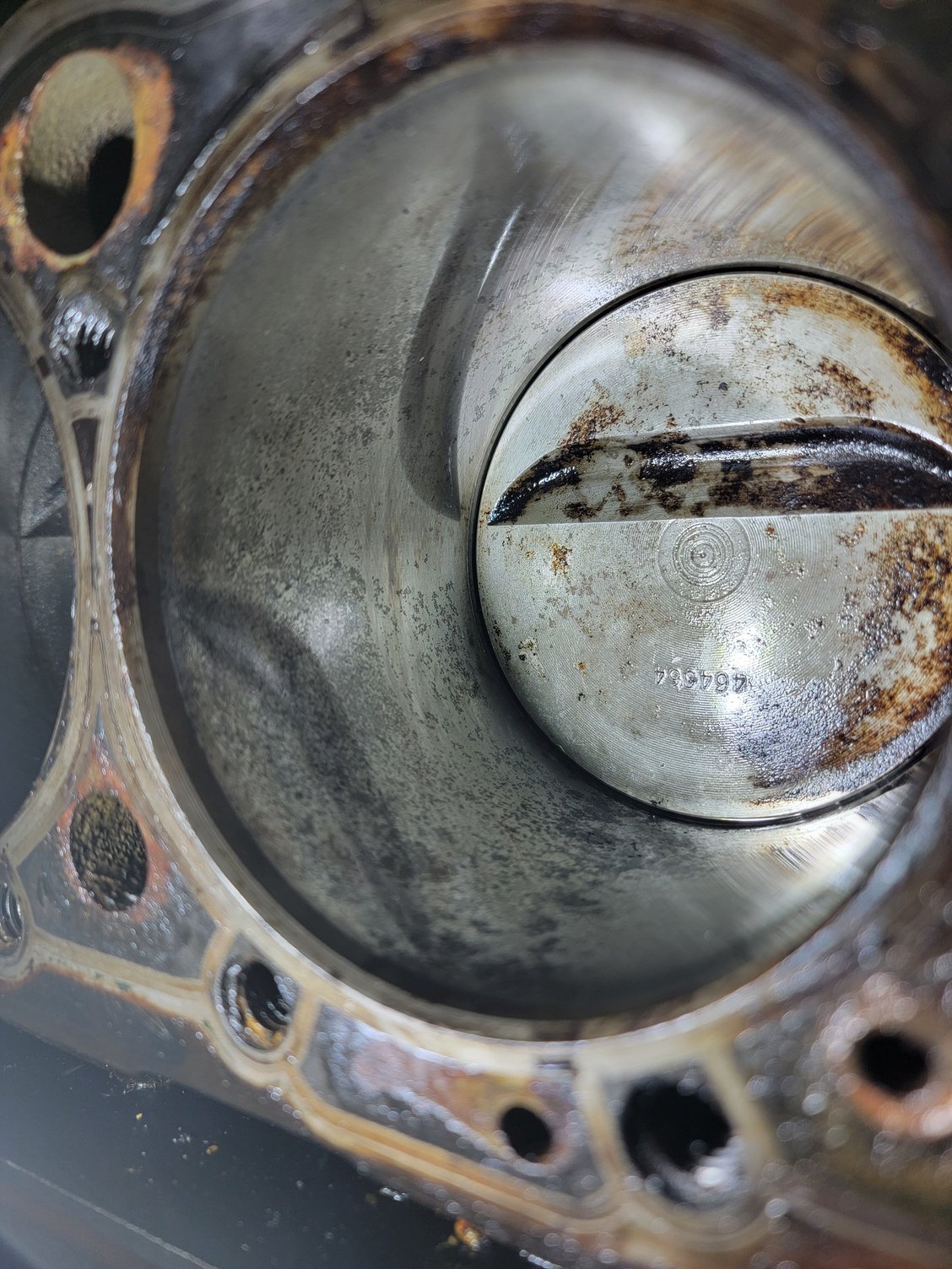 Cylinder Bore rust, how bad is this? - CorvetteForum - Chevrolet ...