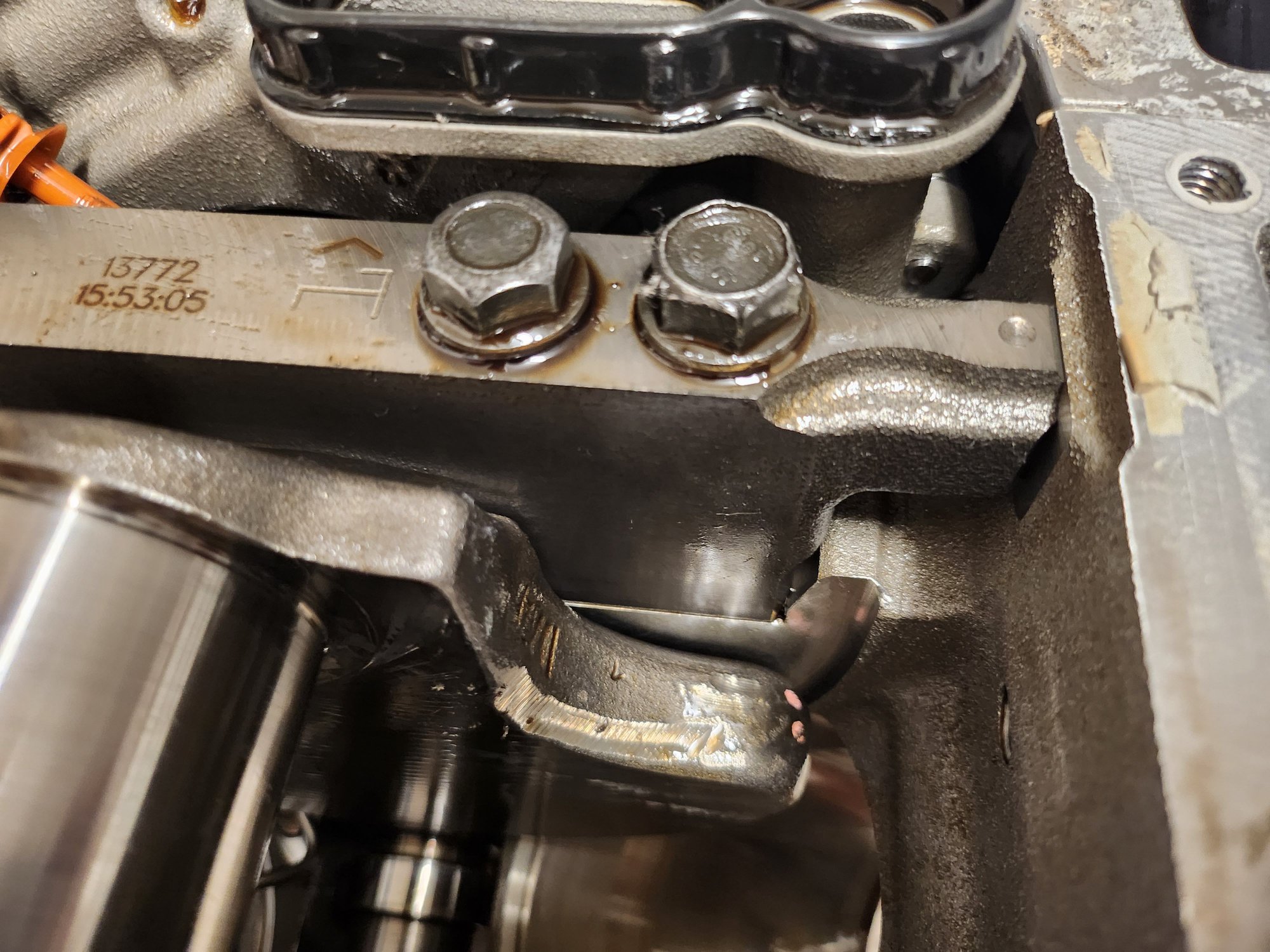 Look at the factory burr job on a 78,000 lt2 grand sport lt1 block ...