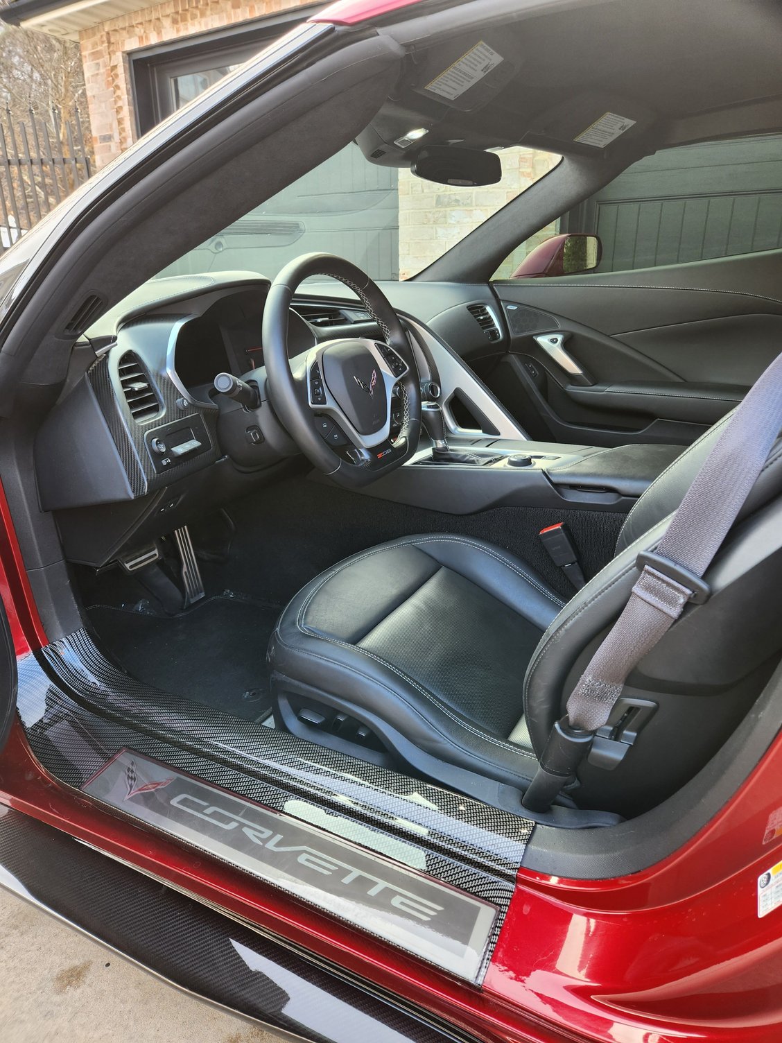 SOLD - 2015 Z06 3LZ coupe, A8, Crystal Red Metallic, black interior, 8K ...