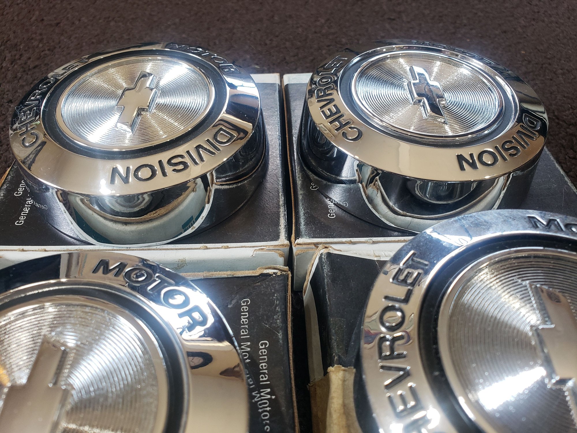 FS (For Sale) Wheel Centers '64-'69 Chevrolet, NOS in OE Boxes ...