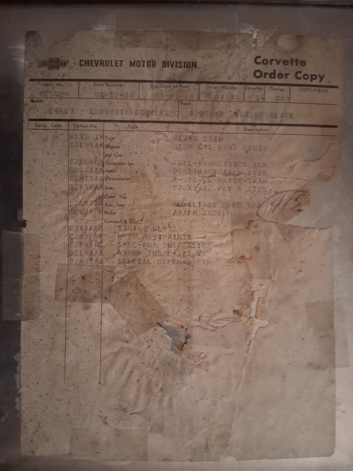 L89, 8800 miles, OEM engine drive - CorvetteForum - Chevrolet Corvette ...