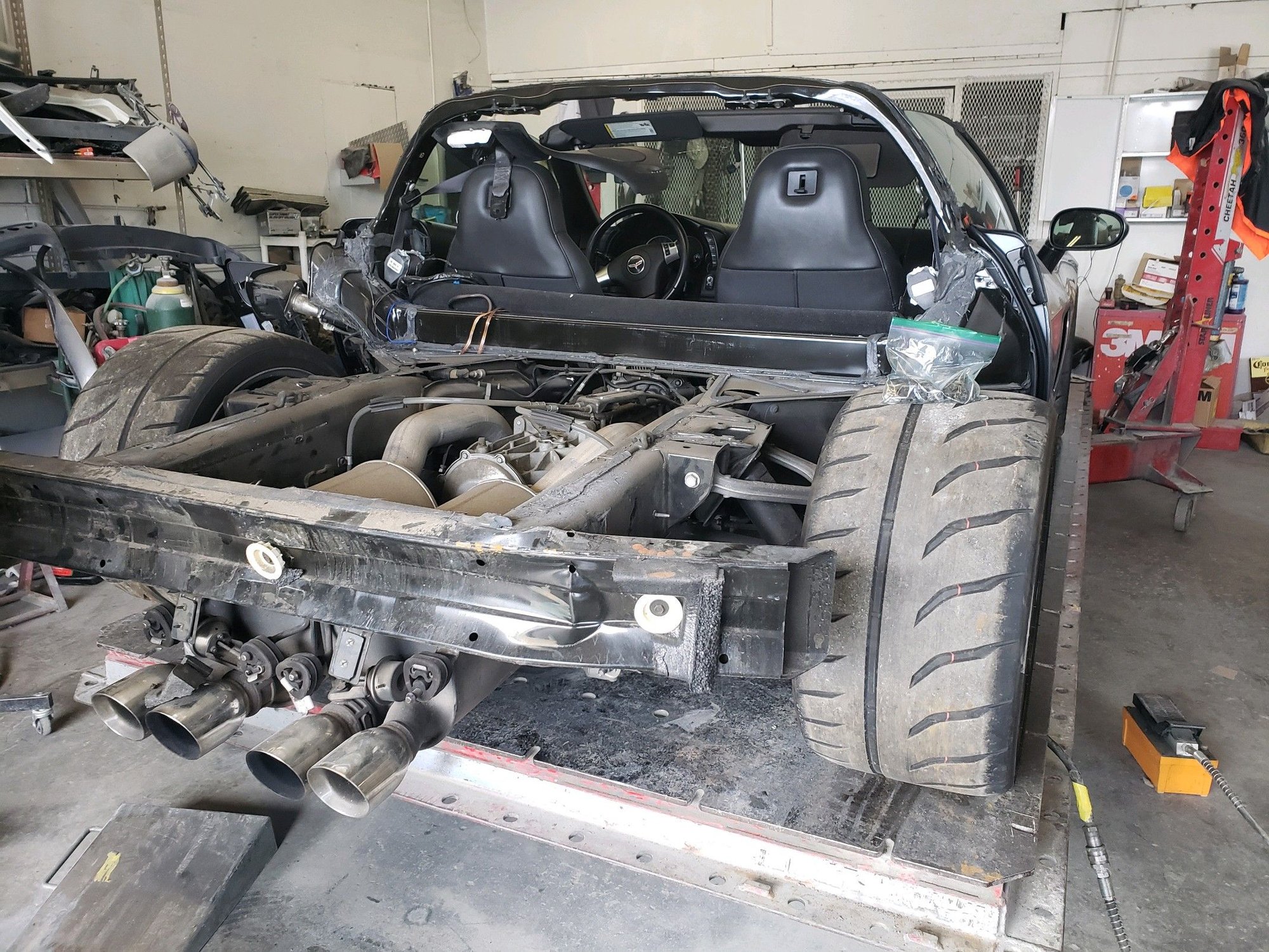 My C6 Was Rear-Ended, Damage/Repair Pics - CorvetteForum - Chevrolet ...