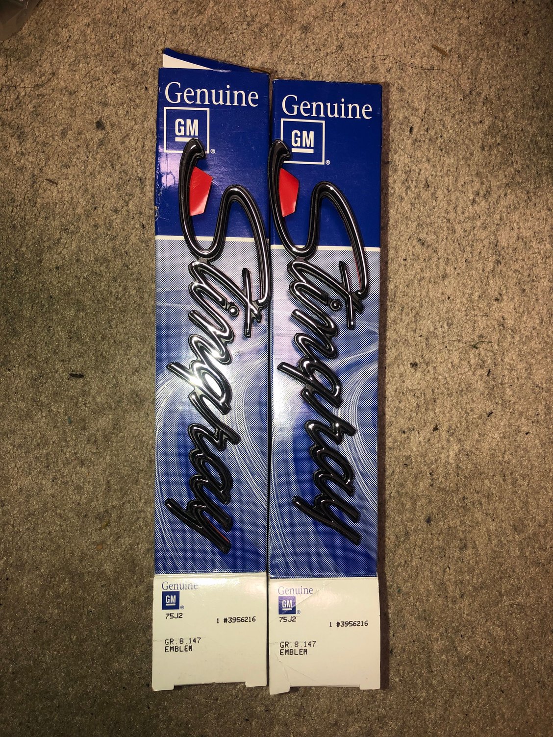 FS (For Sale) Corvette Fender Script 1975 1976 NOS Pair - CorvetteForum ...