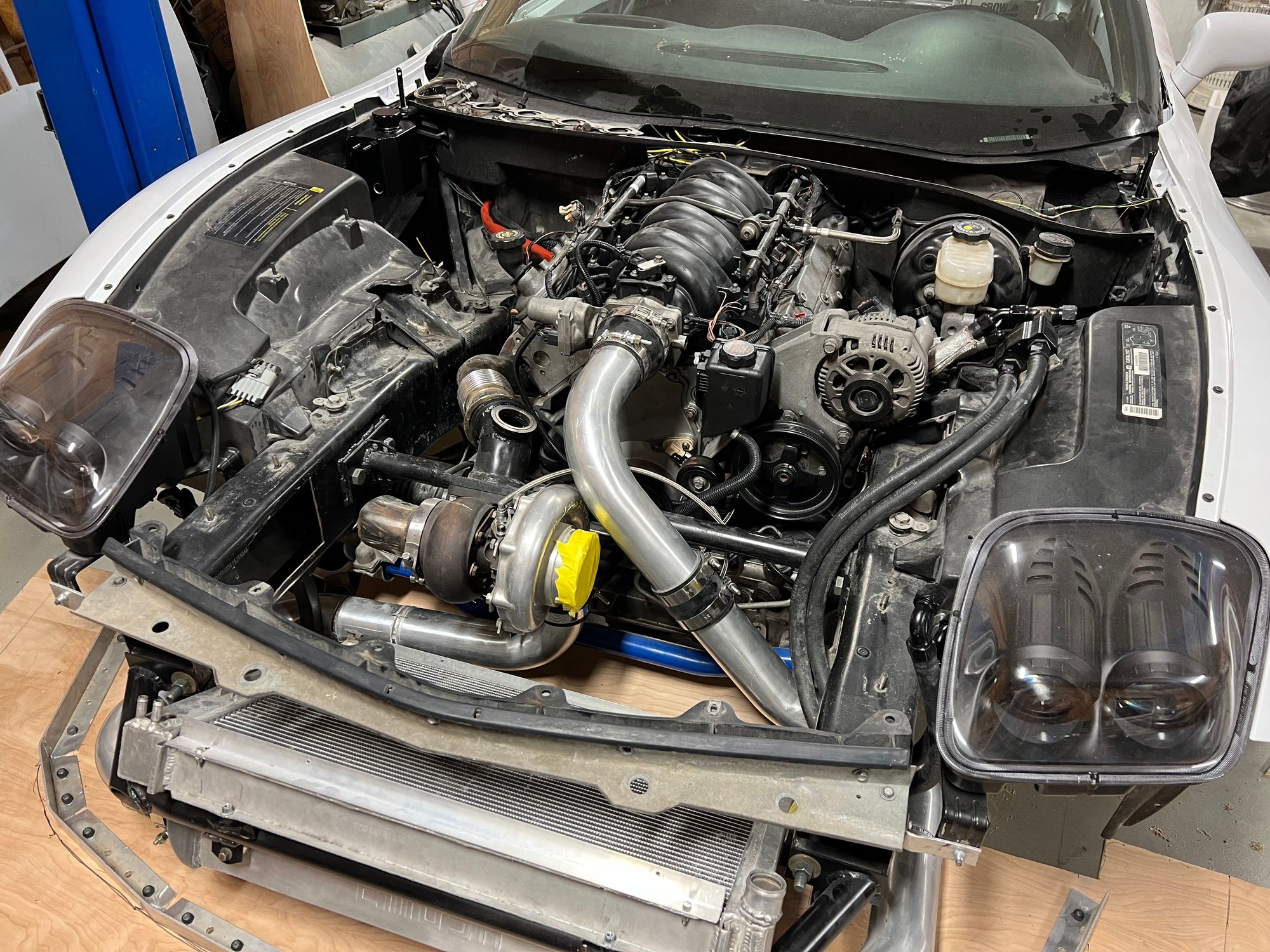 FS (For Sale) (SOLD) White 2001 Z06 (painted) fresh LS6 turbo track car ...