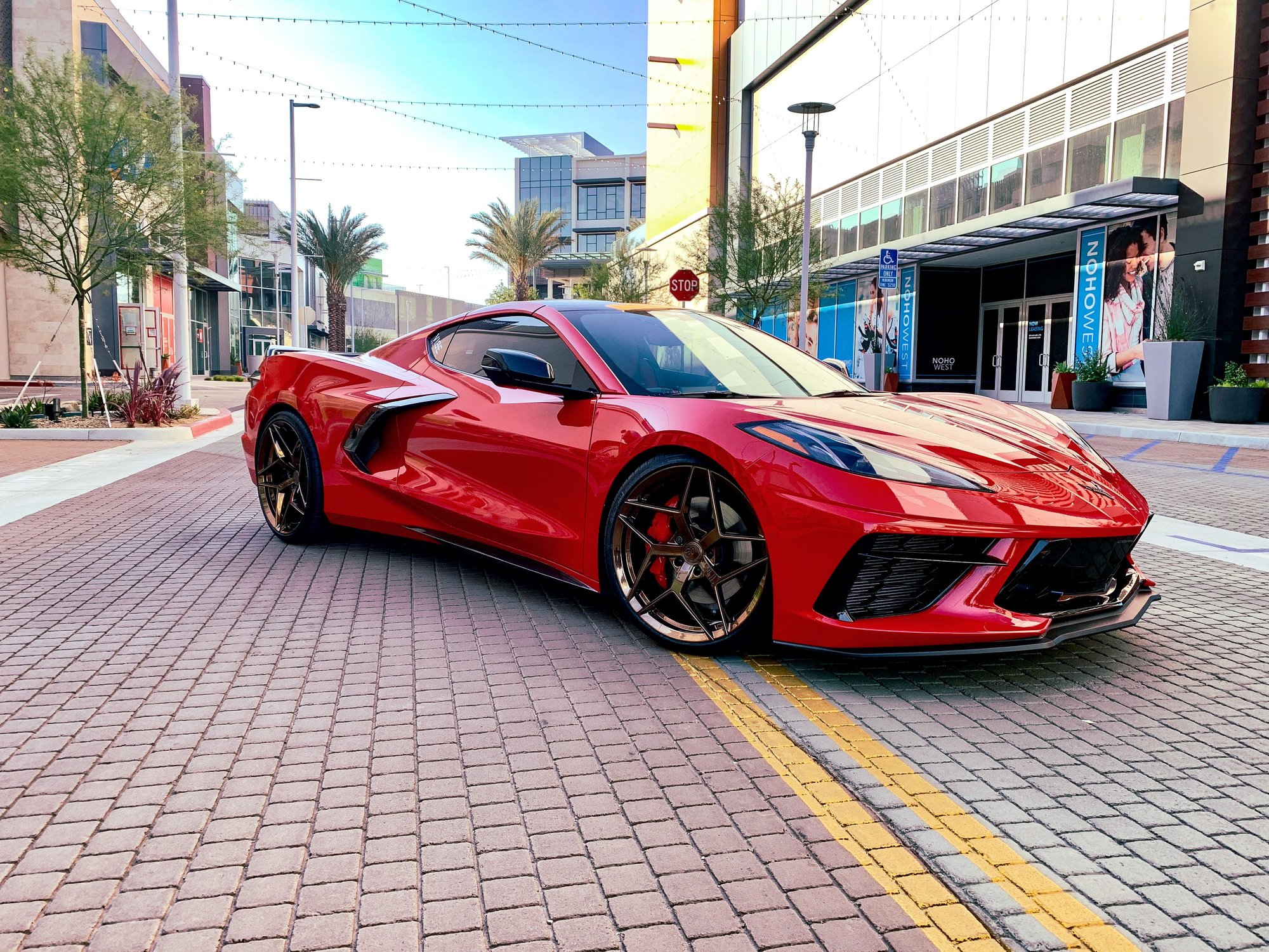 Bronze wheels on Mistic Red - CorvetteForum - Chevrolet Corvette Forum ...