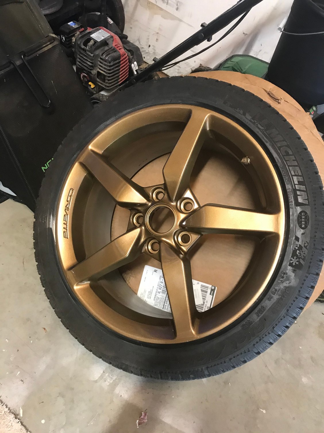 Bronze wheels on Night Race Blue - CorvetteForum - Chevrolet Corvette ...