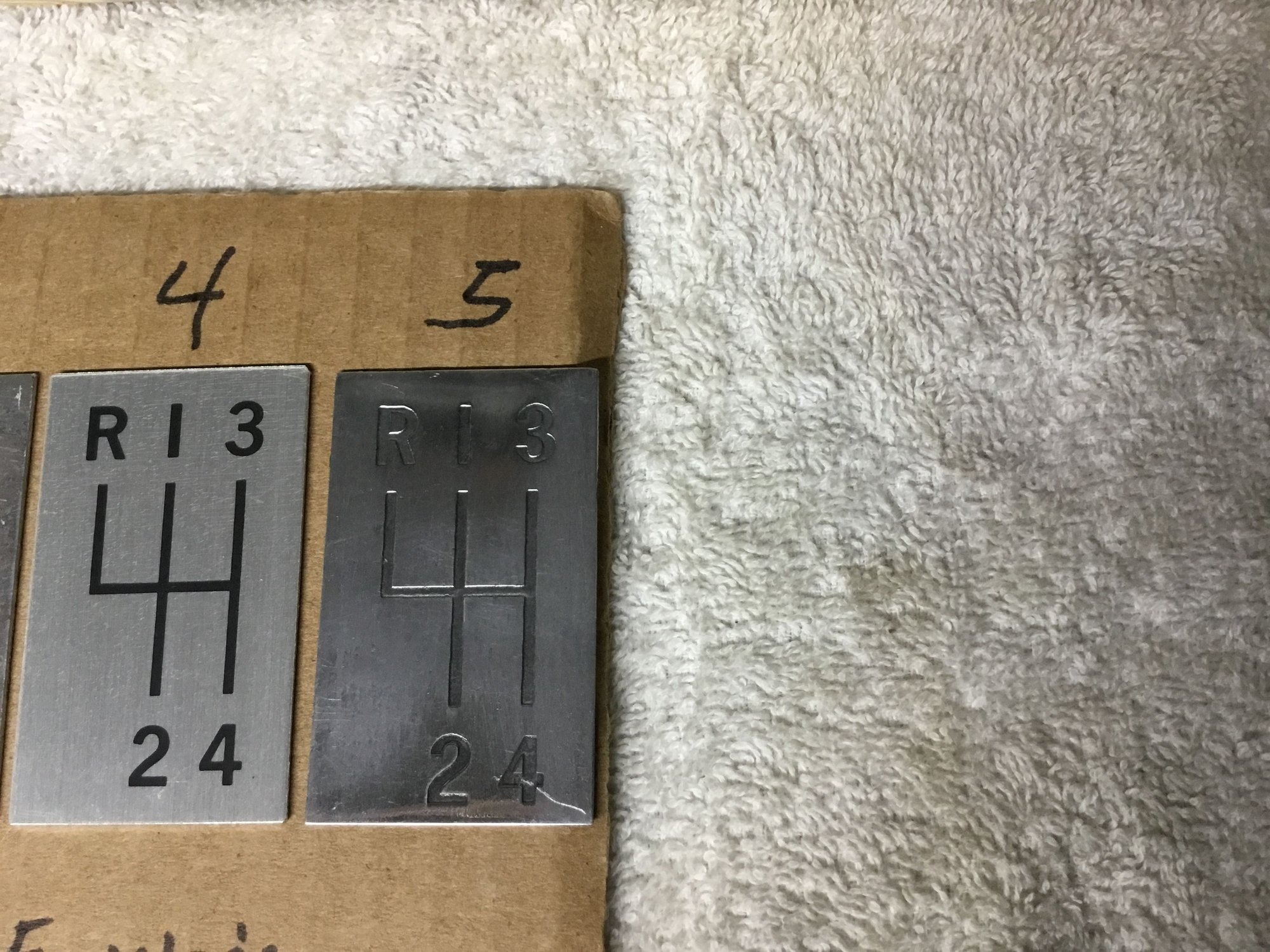 C2 Console shift pattern plates (4spd.) - CorvetteForum - Chevrolet ...