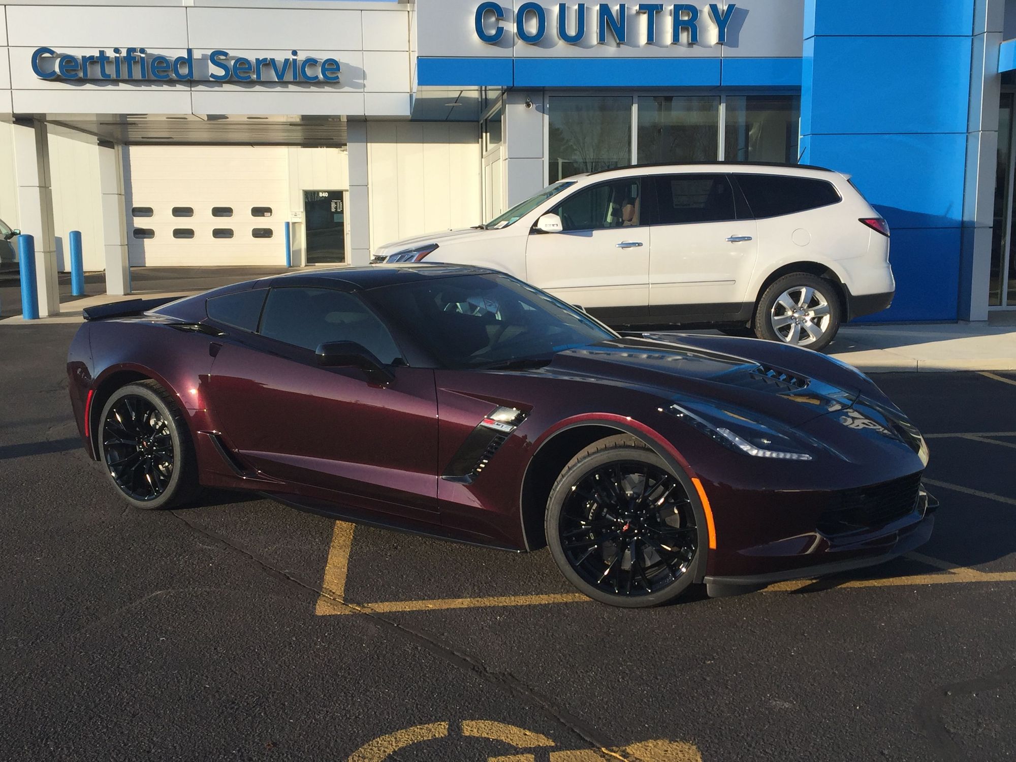 Black Rose Metallic, pics from Delivery Day... - CorvetteForum ...