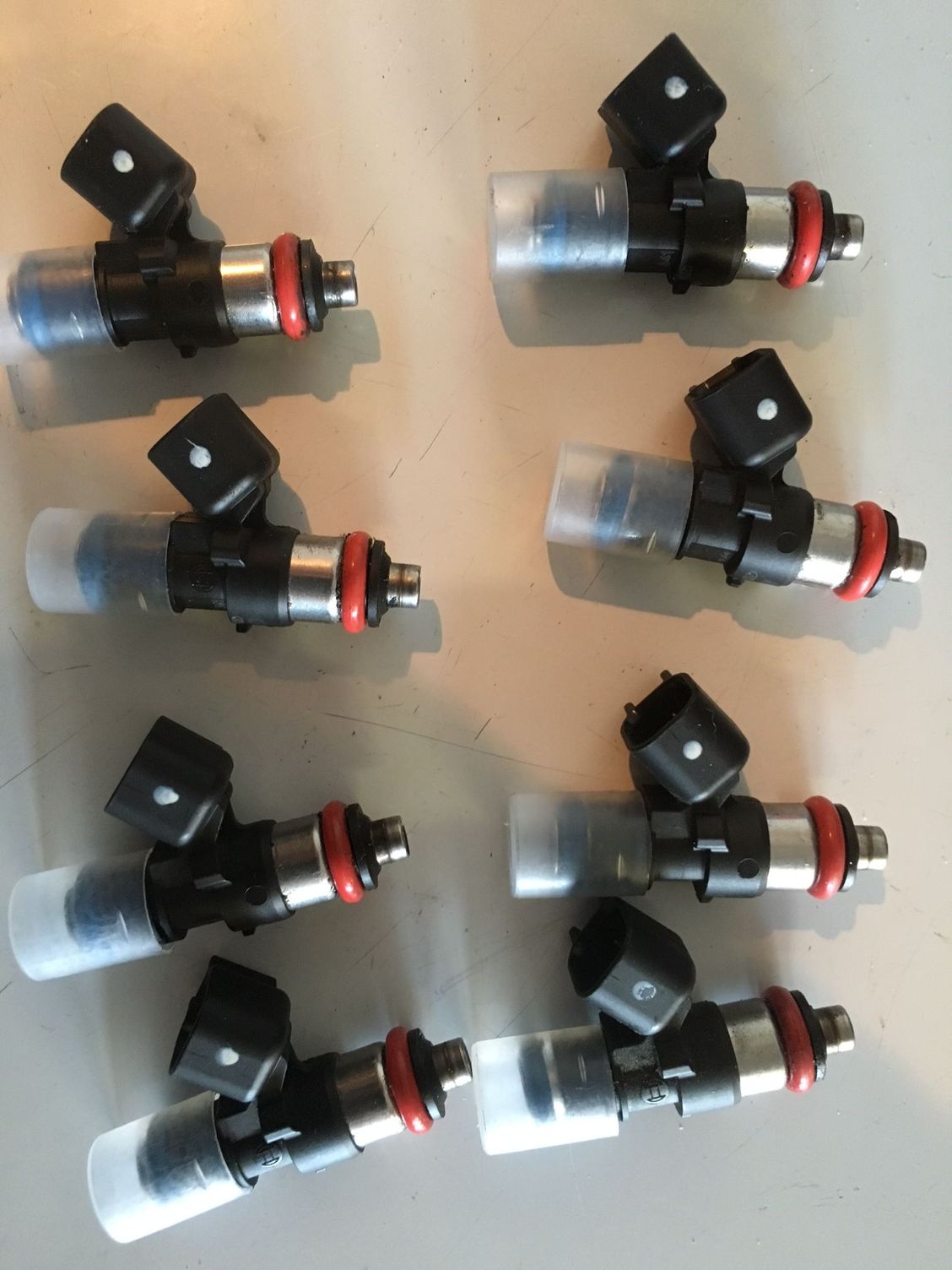 FS FAST 80527 - 8 Fuel injectors set of 8 65 lb/hr (682.5cc/min) EFI ...
