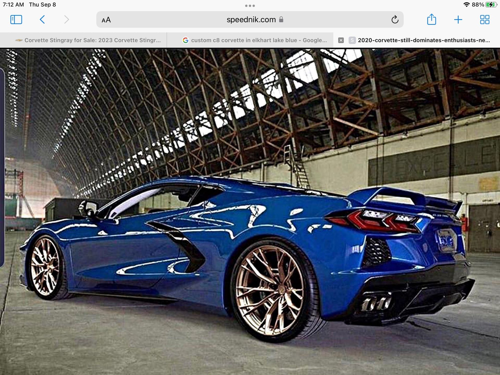 [Pic Request] Ok, so show me what wheels DO look good with the C8 ...