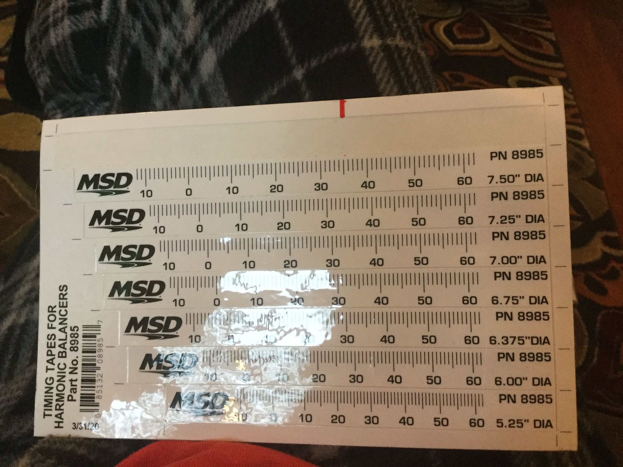 FS (For Sale) MSD Timing tape - CorvetteForum - Chevrolet Corvette ...