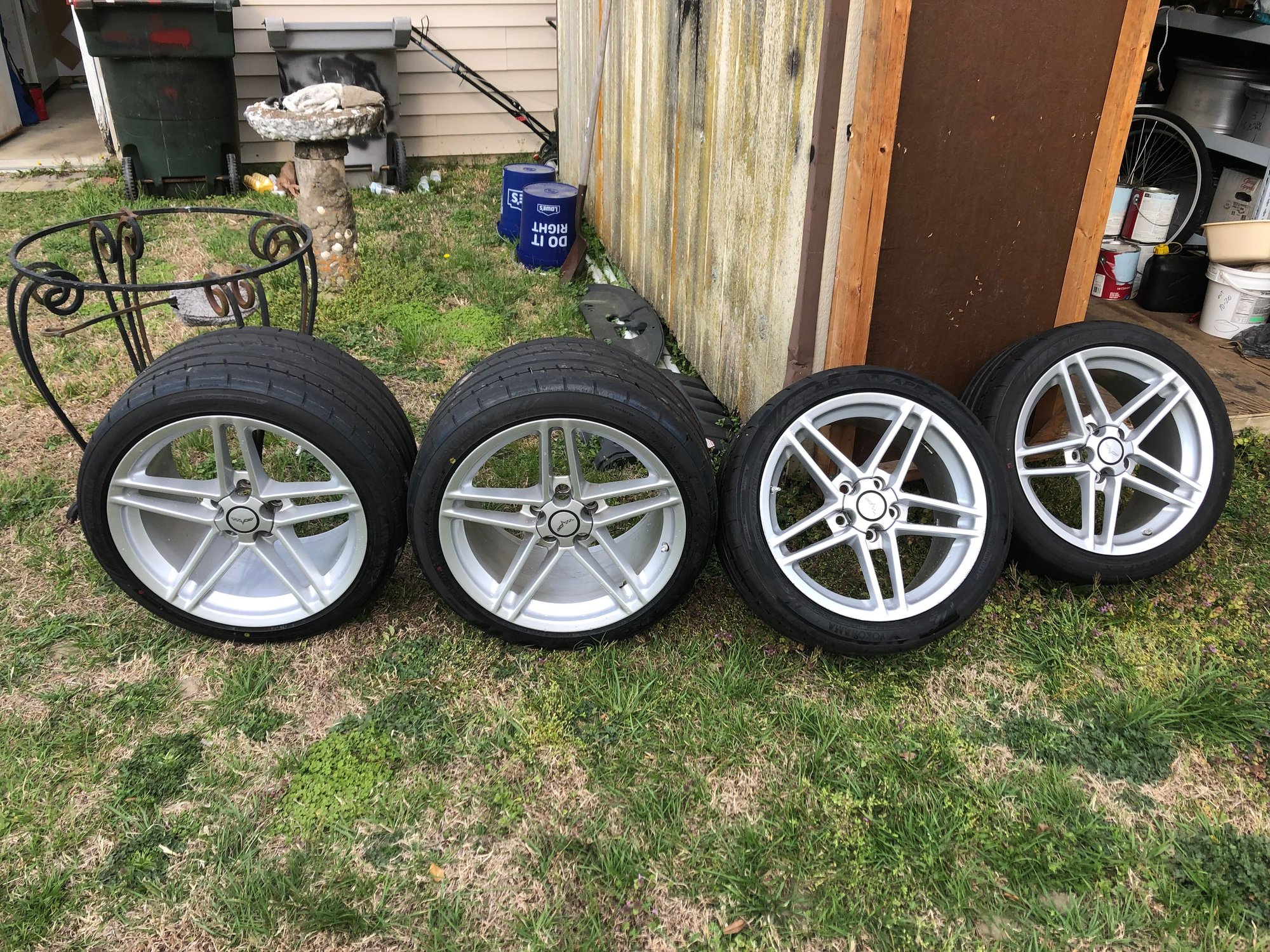 FS (For Sale) Z06 silver wheels and tires for sale. $1,800.00 asking ...