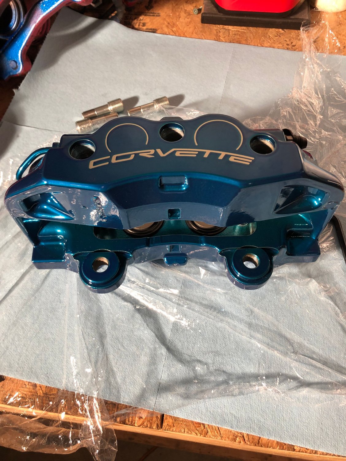 FS (For Sale) C6 Z06/Grand Sport calipers/parts - Powder coated ...