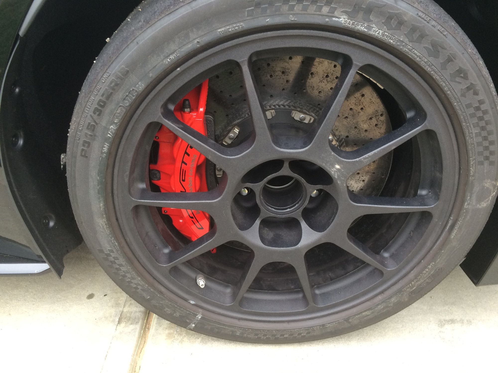 C7 Z06 18” rear wheel fitment with CCB (Carbon Ceramic Brakes) only ...