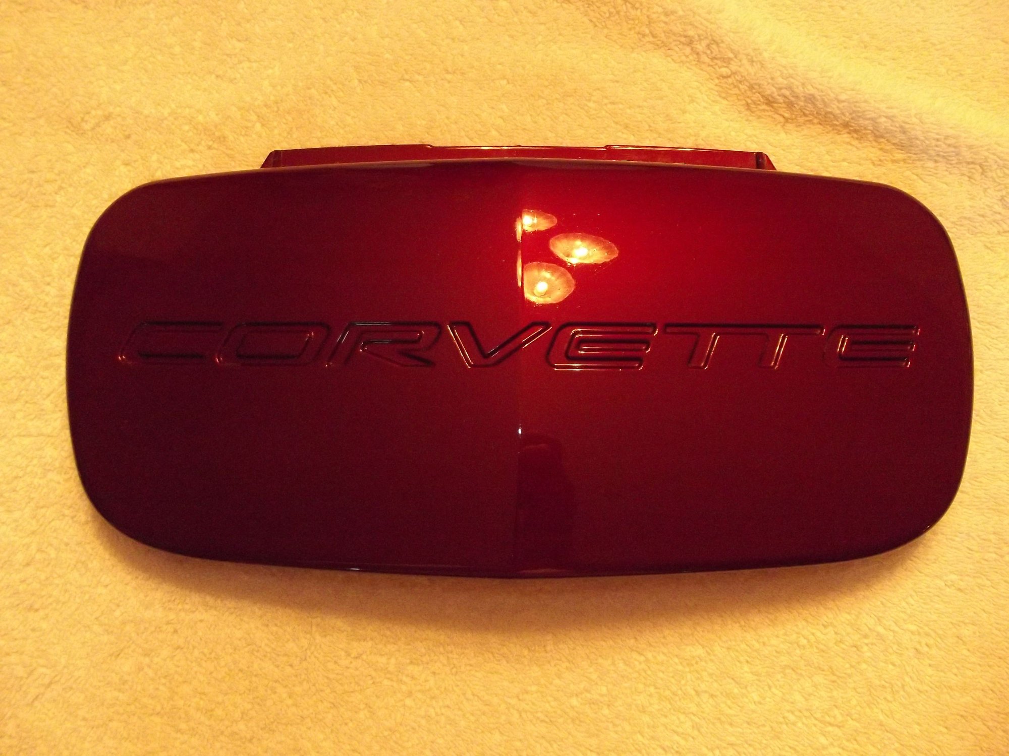 WTB: Anniversary red front license plate cover - CorvetteForum ...