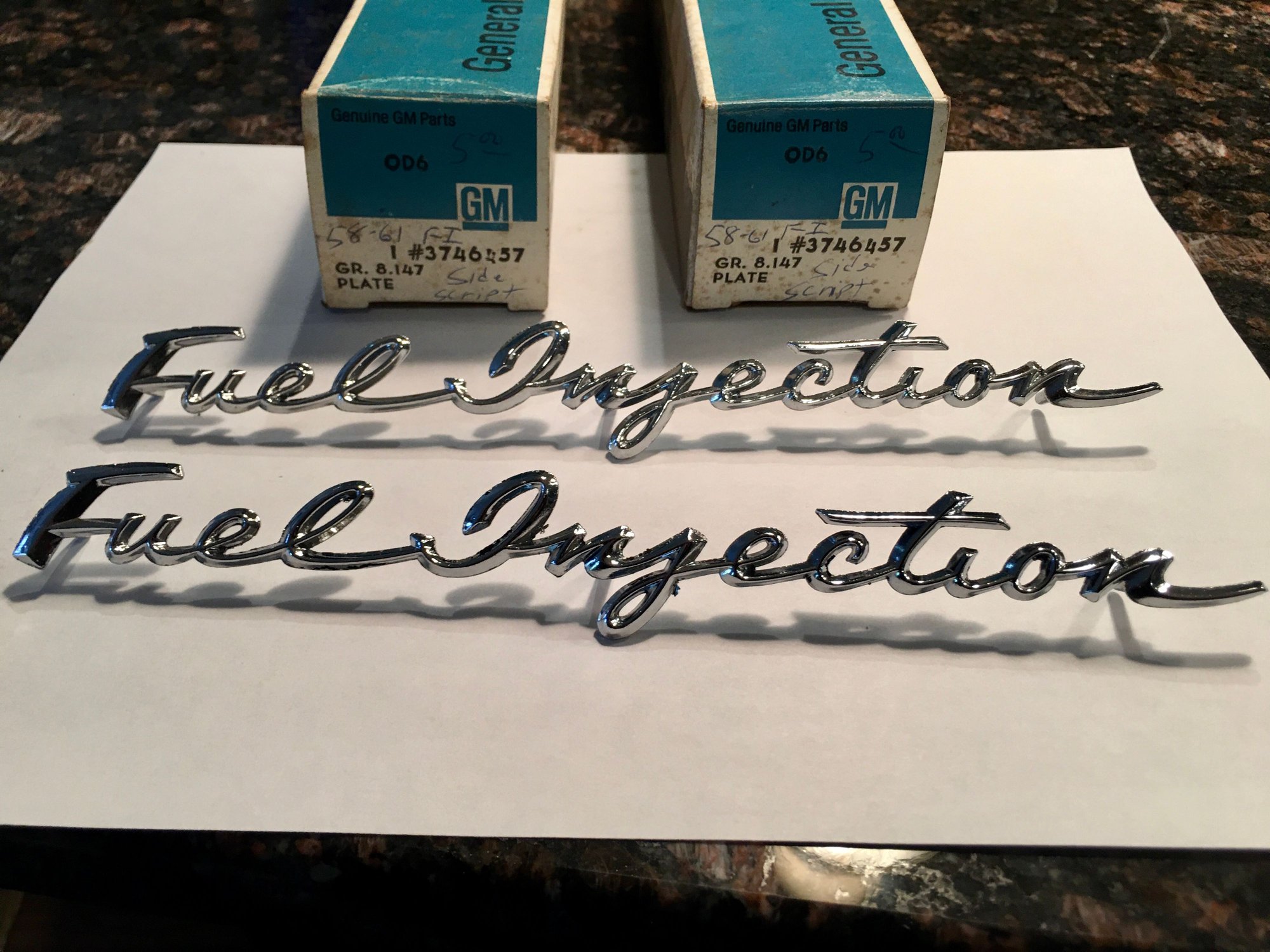 FS (For Sale) 58-61 Fuel Injection Emblems (OEM) - CorvetteForum ...