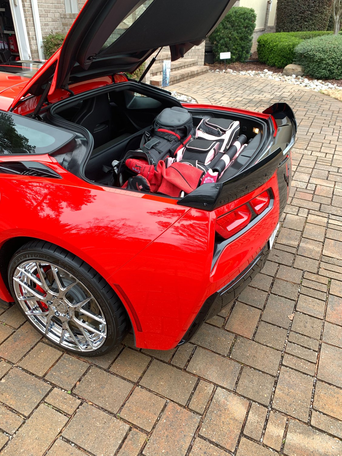 Just picked up this Red/Black 2016 Z51 7 Speed Stingray. LOVE IT ...