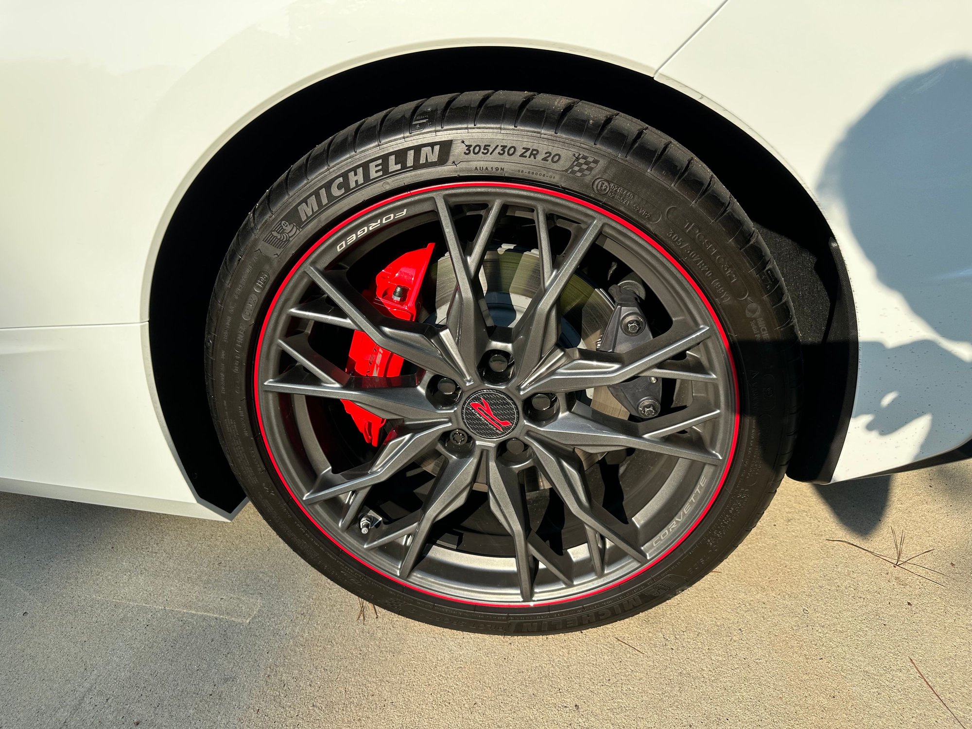 Factory Wheels with Red Stripe - CorvetteForum - Chevrolet Corvette ...