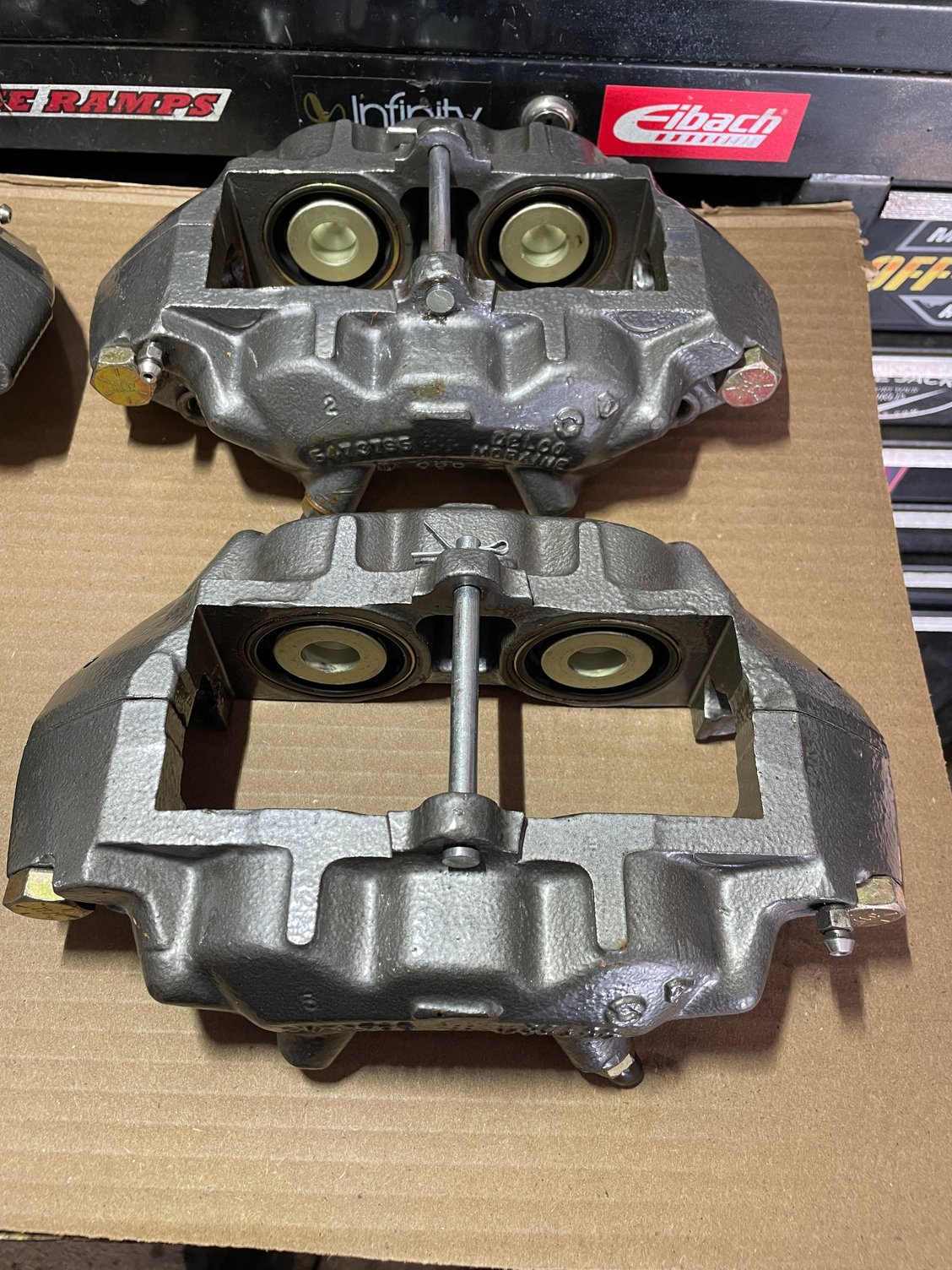 FS (For Sale) Set of 4 Used Calipers O-Ring Style Powder Coated ...
