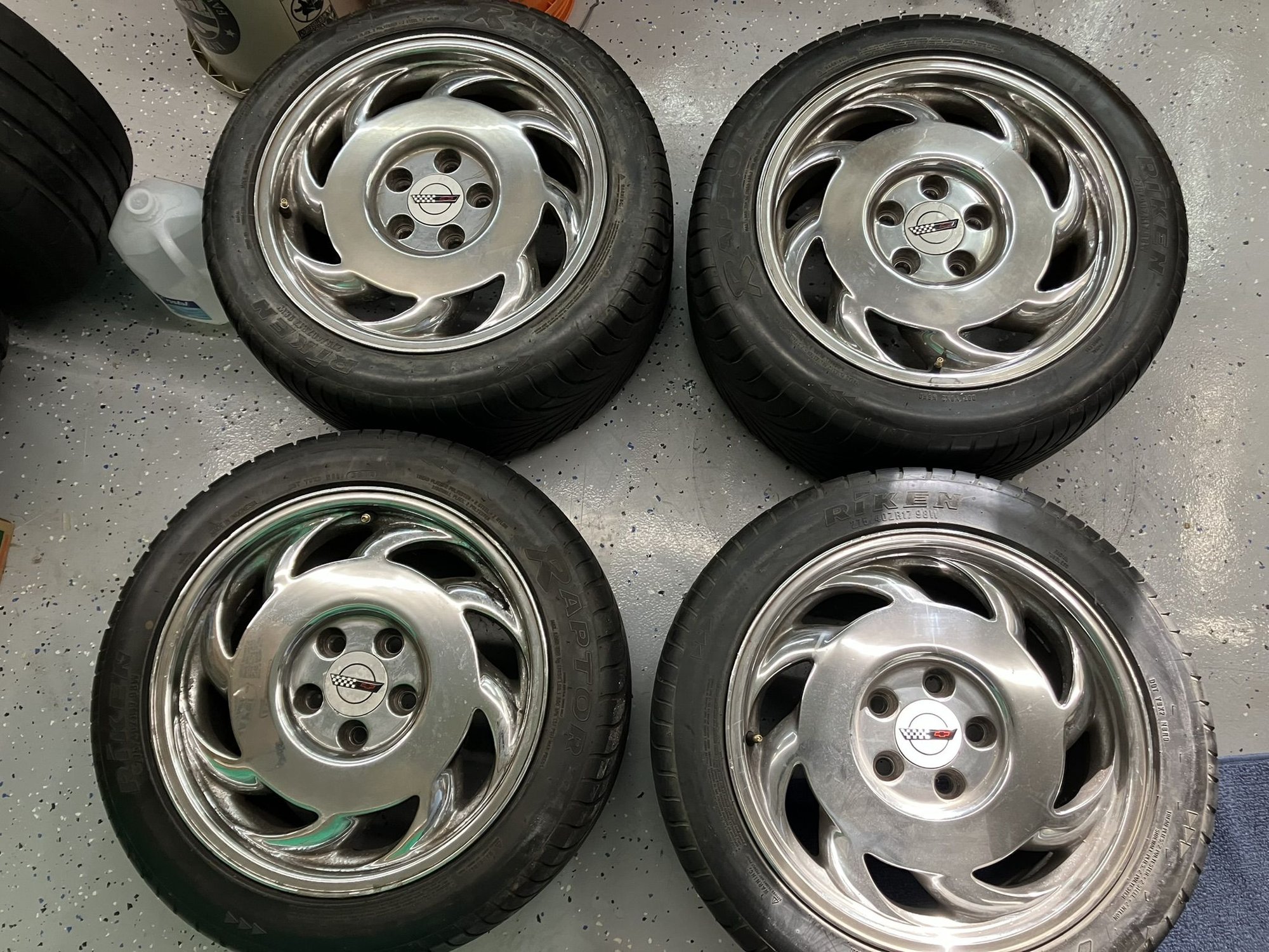 FS (For Sale) SOLD 4 Sawblade wheels - rough shape - 17.2x9.5 $100 OBO ...