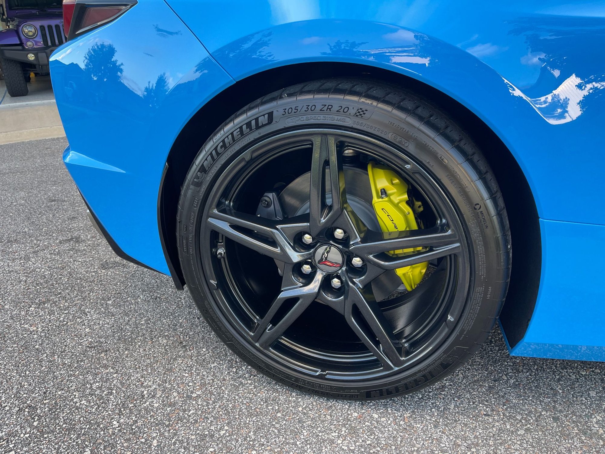 Powder Coated my OEM wheels to match Carbon Flash Metallic ...