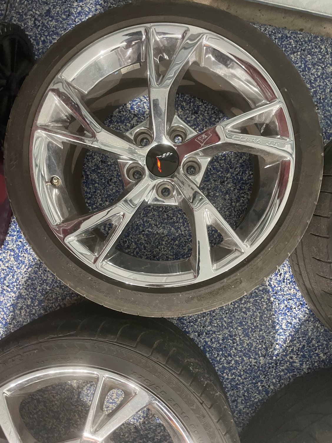 FS (For Sale) Chrome 18x9.5 Corvette Wheels - CorvetteForum - Chevrolet ...