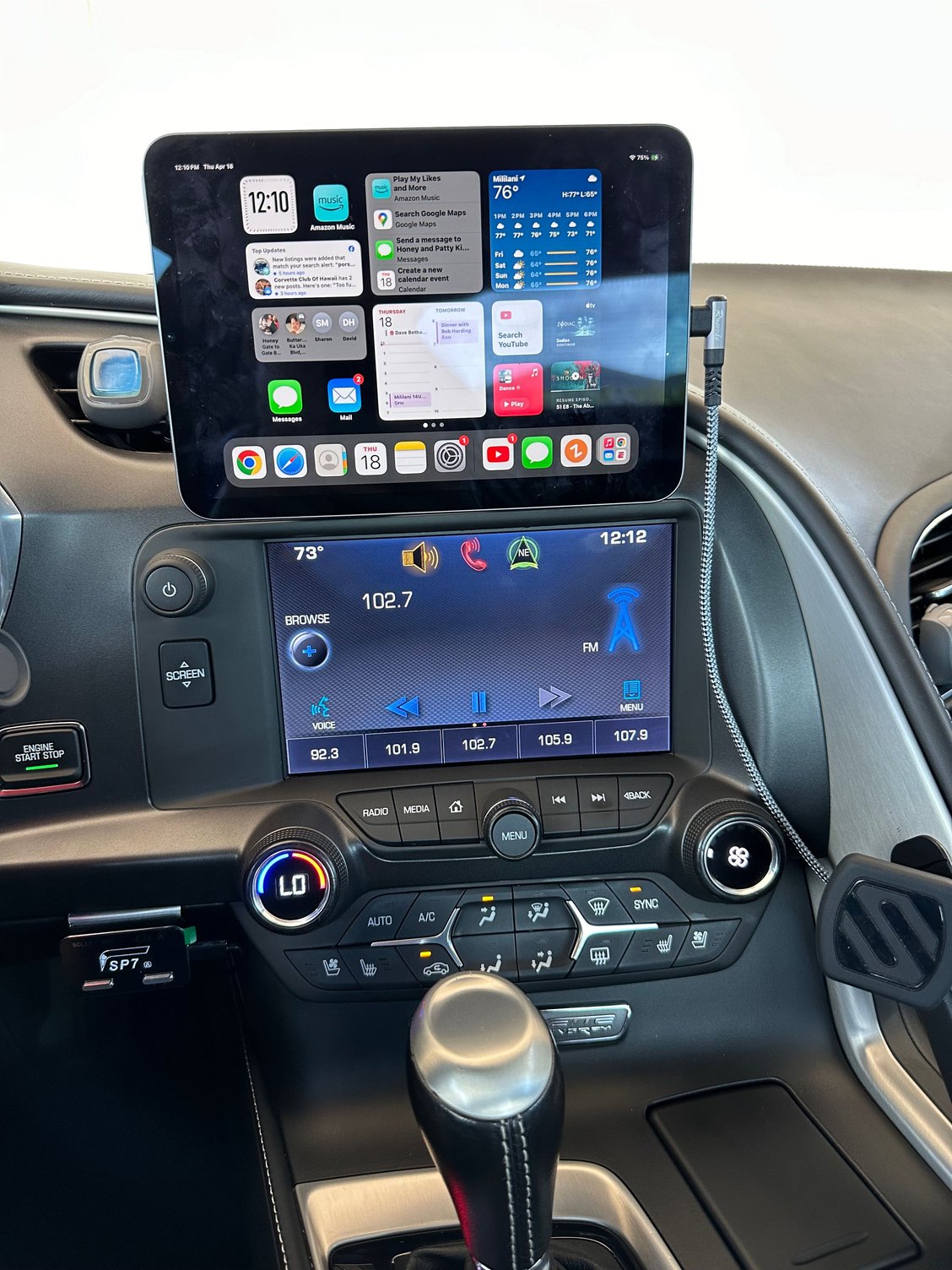 Poor man’s Apple car play - CorvetteForum - Chevrolet Corvette Forum ...