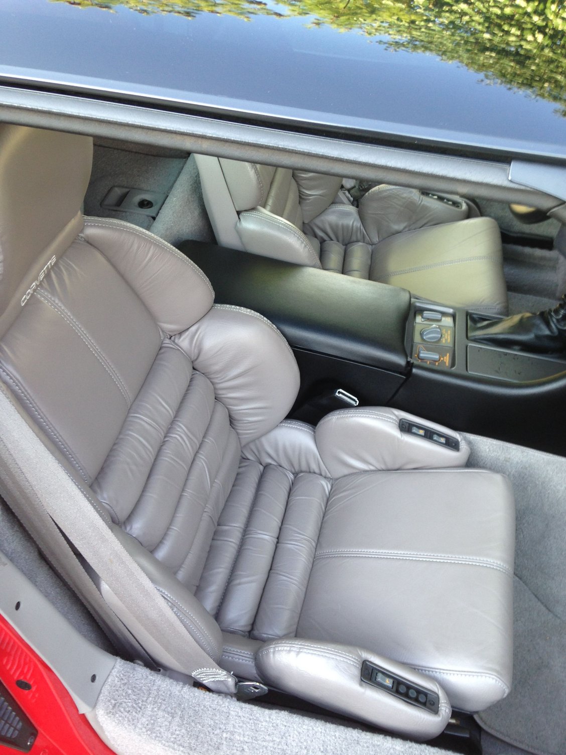 1990 zr-1 *like new* 4149 miles red with grey interior - CorvetteForum ...