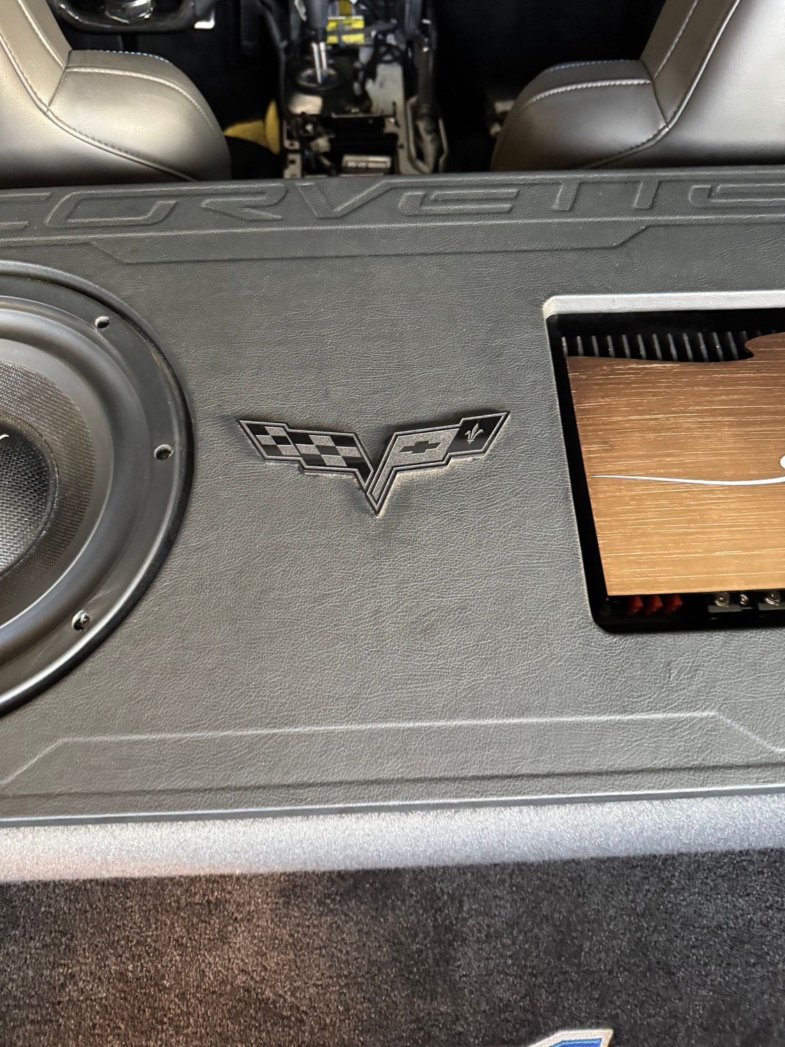 FS (For Sale) C6 subwoofer enclosure and amp rack w sub and amp ...