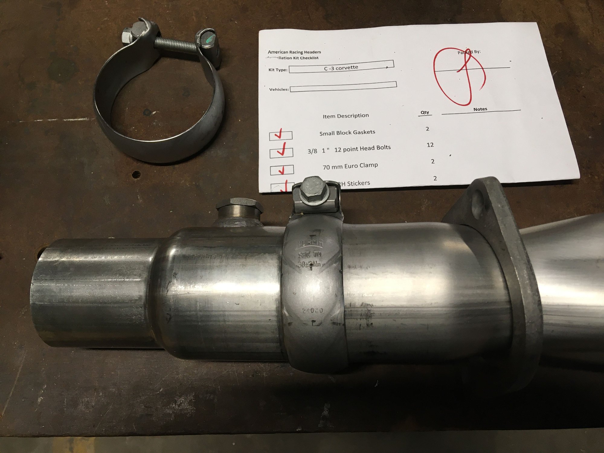 American Racing Header Collector Flange - CorvetteForum - Chevrolet ...