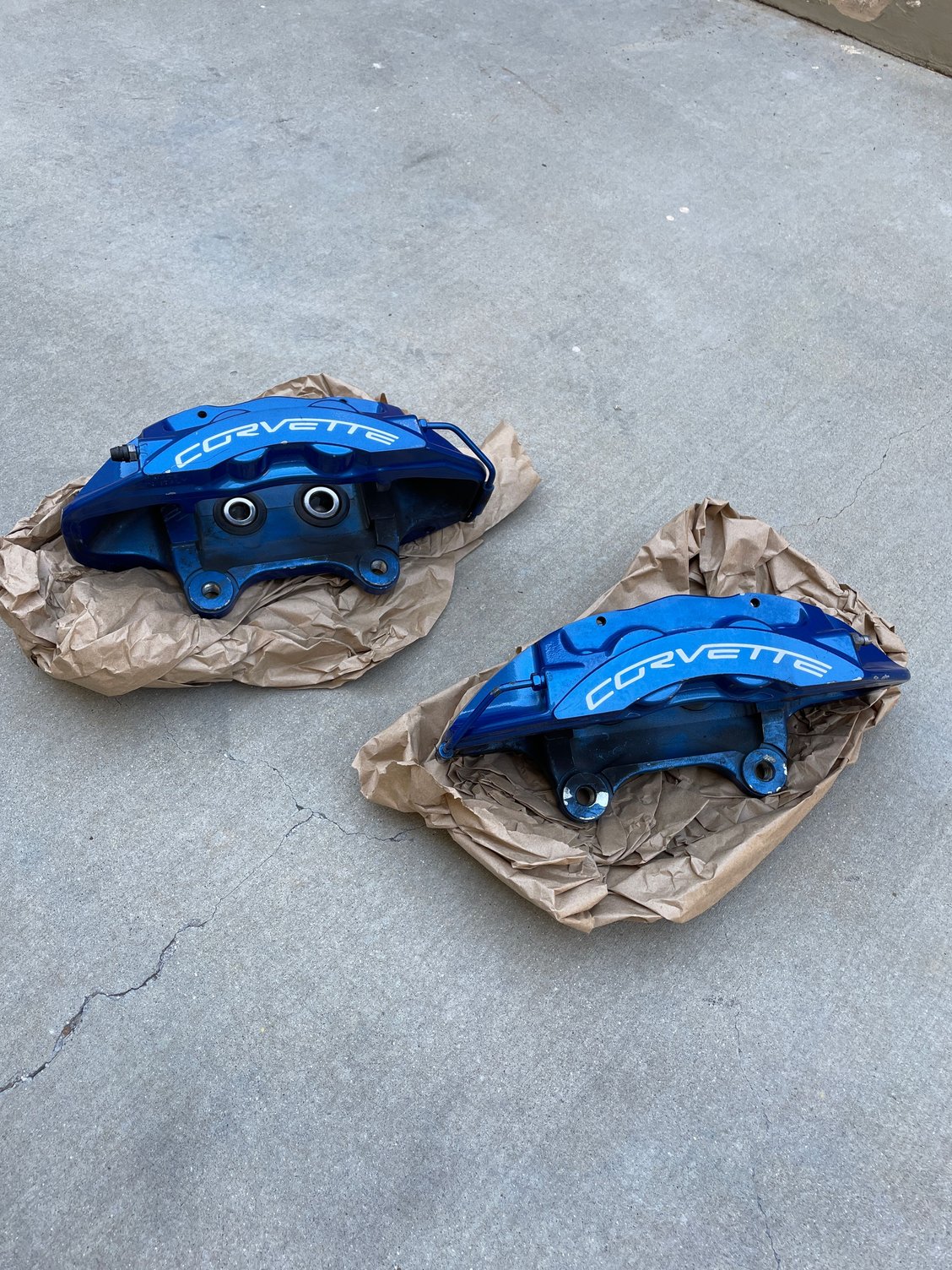 FS (For Sale) GM OEM Brembo 2009-13 Chevy Corvette Blue C6 ZR1 REAR ...
