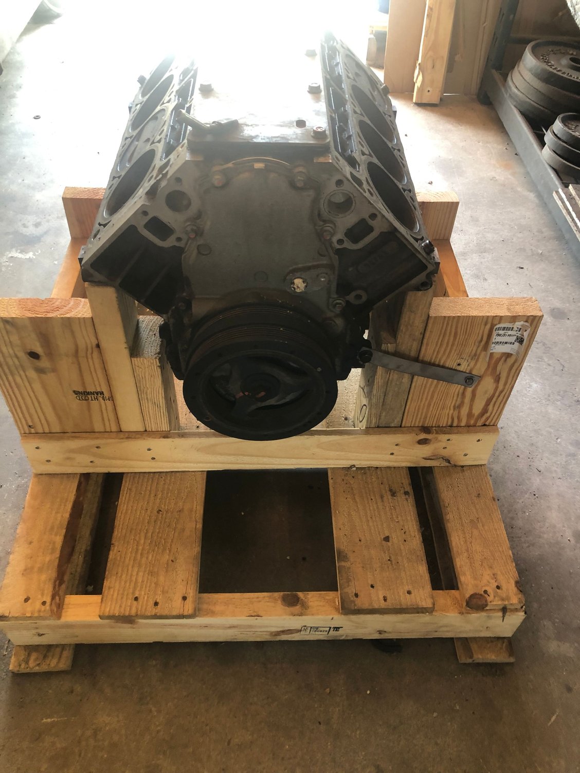 FS (For Sale) LS7 Short block with cracked sleeve - CorvetteForum ...