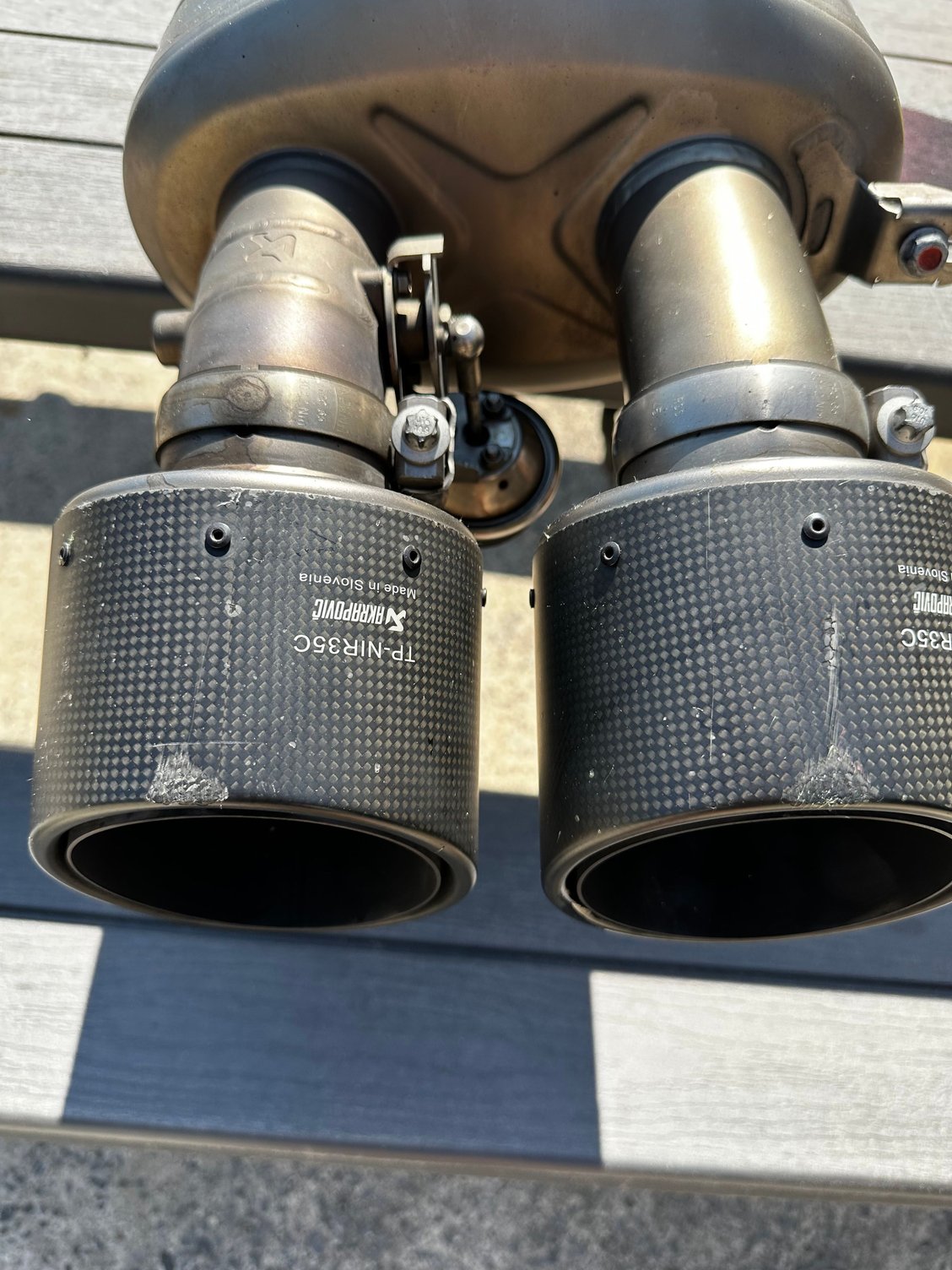 FS (For Sale) Akrapovic Exhaust C6 ZR1/Z06 Carbon Tips - CorvetteForum ...