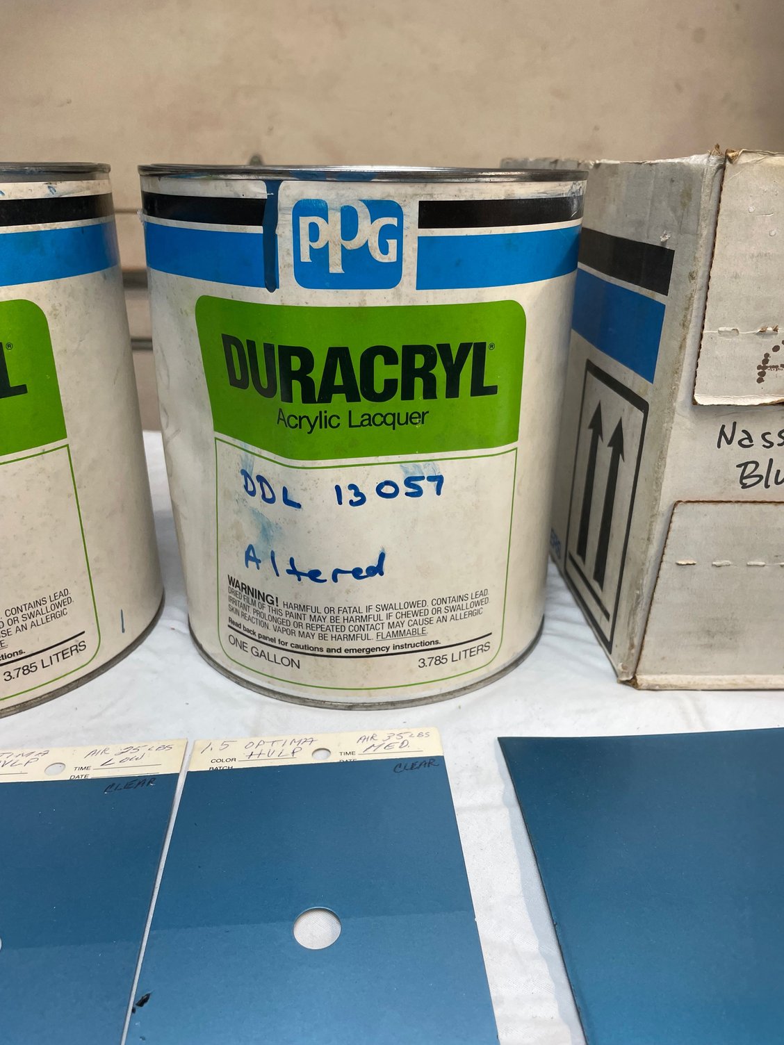 FS (For Sale) PPG Nassau Blue 976 Lacquer Paint & PPG 468 Clear ...