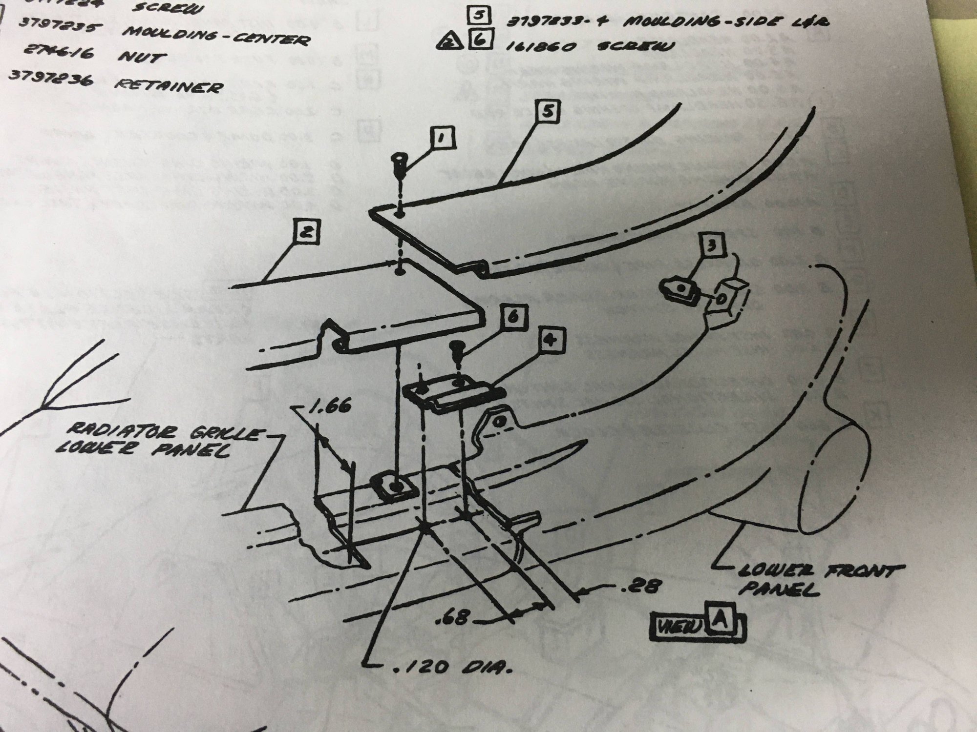 Grille and grille molding install questions -- 1963 - CorvetteForum ...