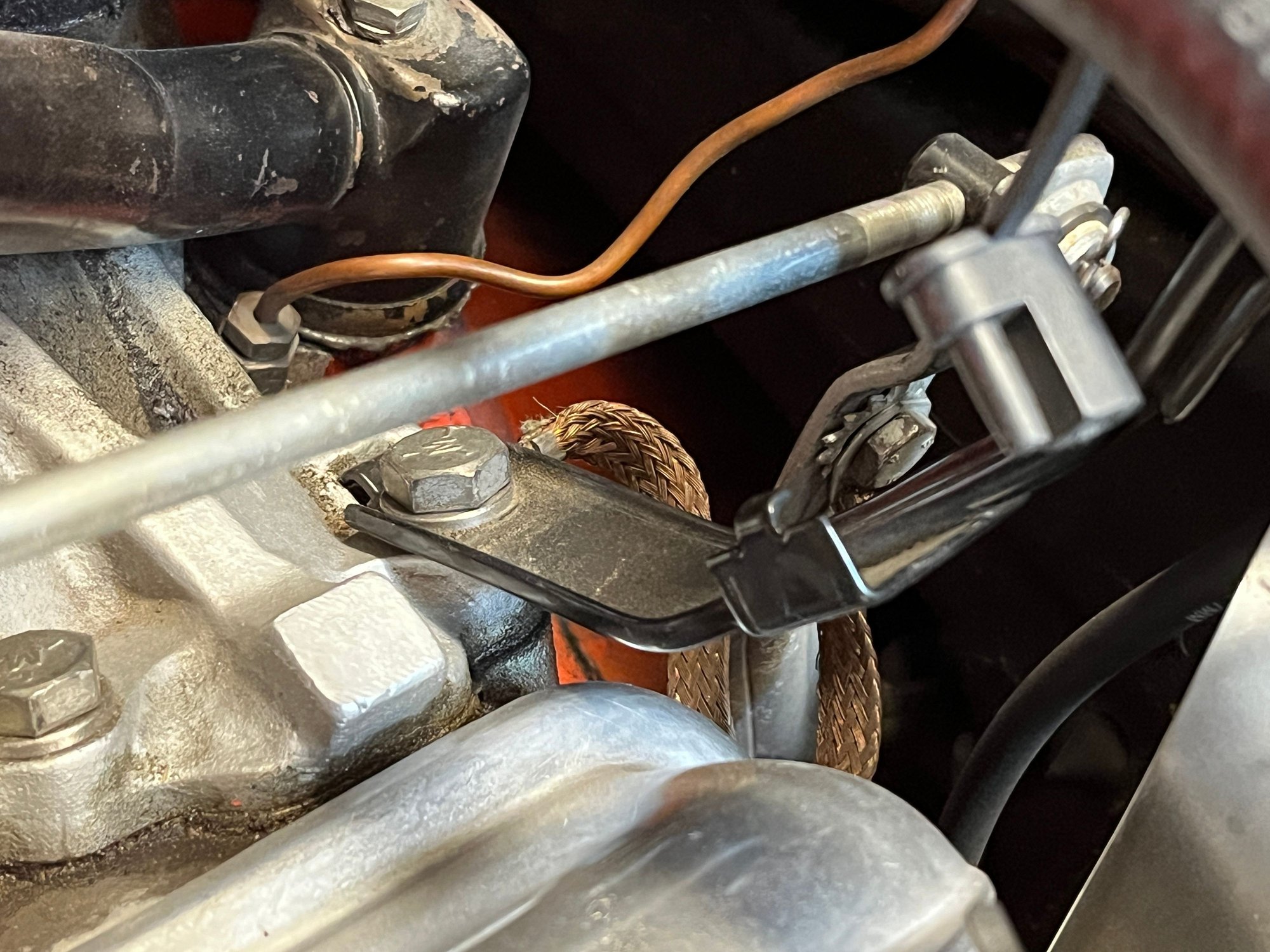 C2 Accelerator Linkage ground strap - CorvetteForum - Chevrolet Corvette Forum Discussion