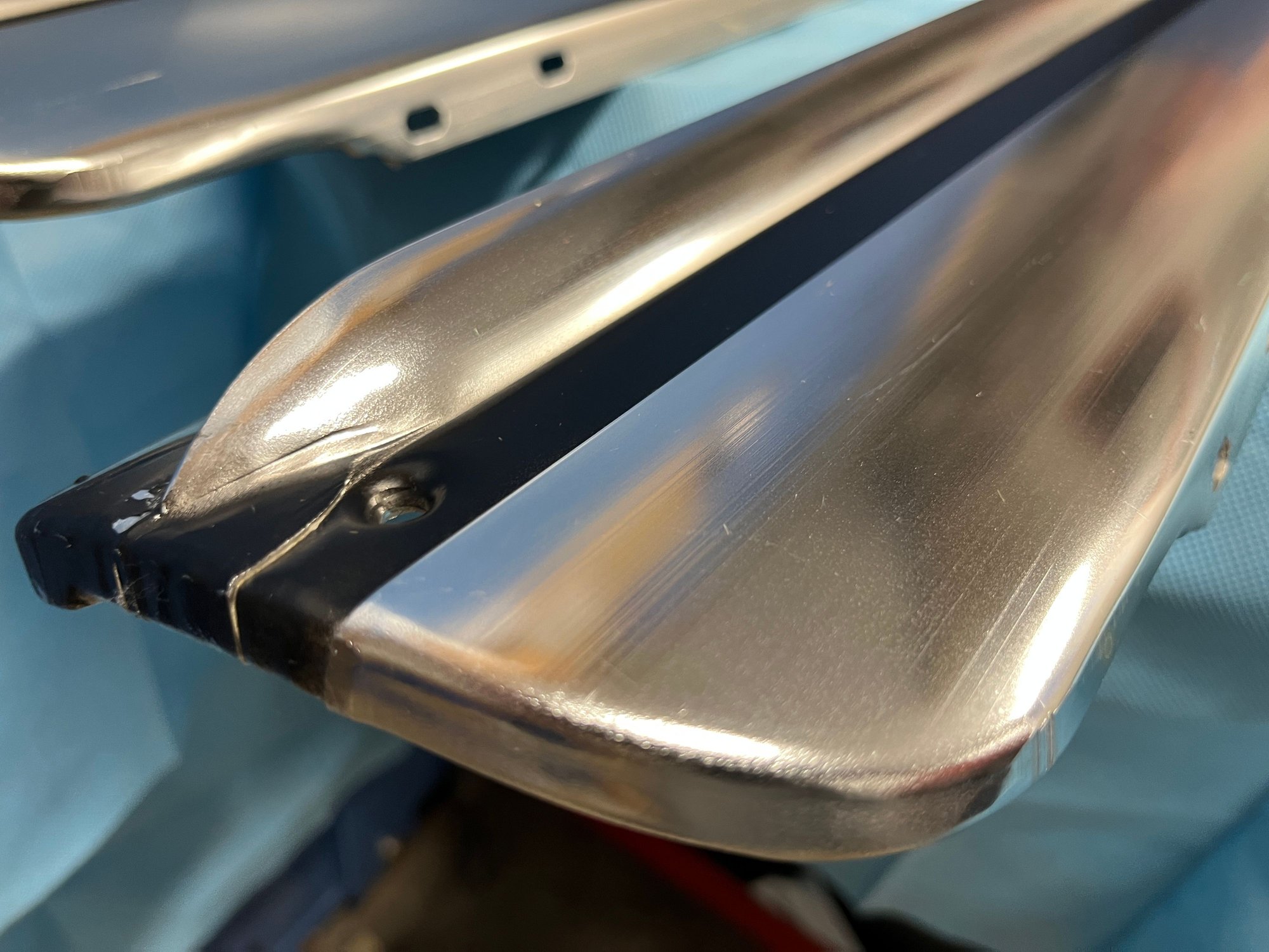 FS (For Sale) 1965 NOS Rocker Mouldings - panels (never installed) will ...