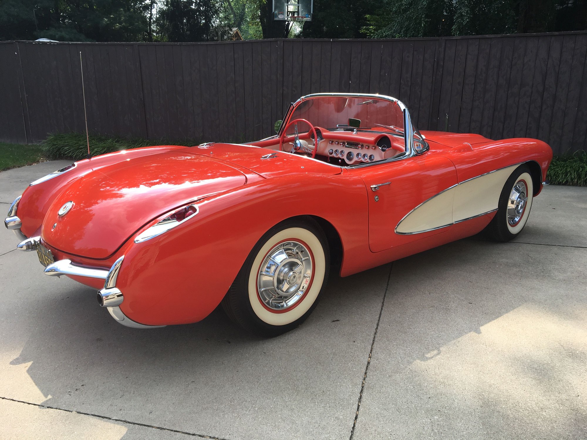 FS (For Sale) F/S 1956 Red/Red Matching #'s Corvette [St Louis] $73,400 ...