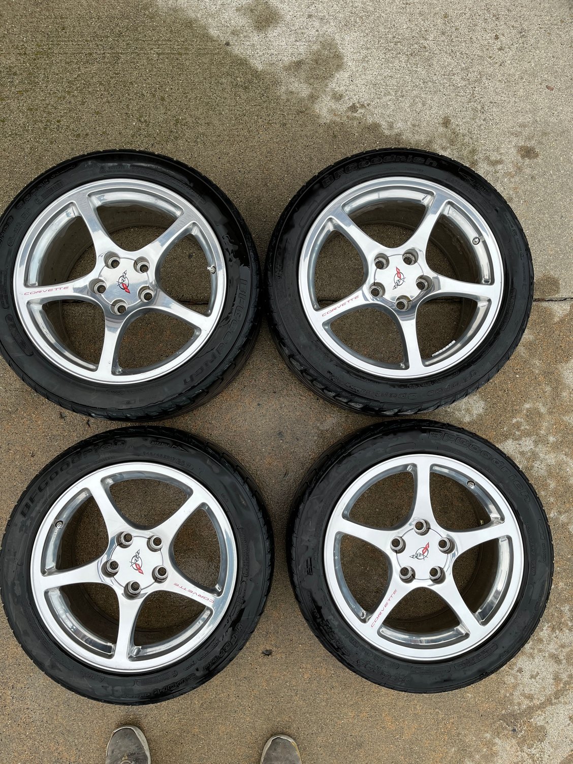 FS (For Sale) OEM 5 Spoke Wheels - CorvetteForum - Chevrolet Corvette ...
