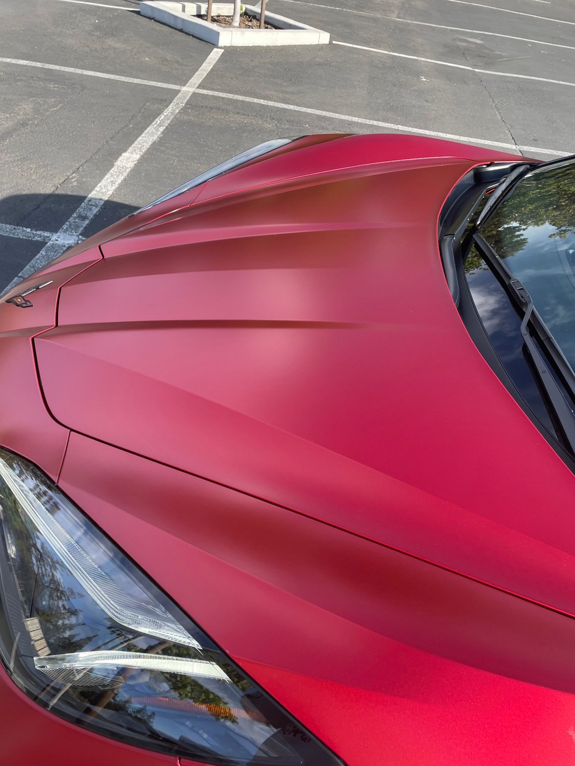 Here's Matte PPF on Red Mist - CorvetteForum - Chevrolet Corvette Forum ...